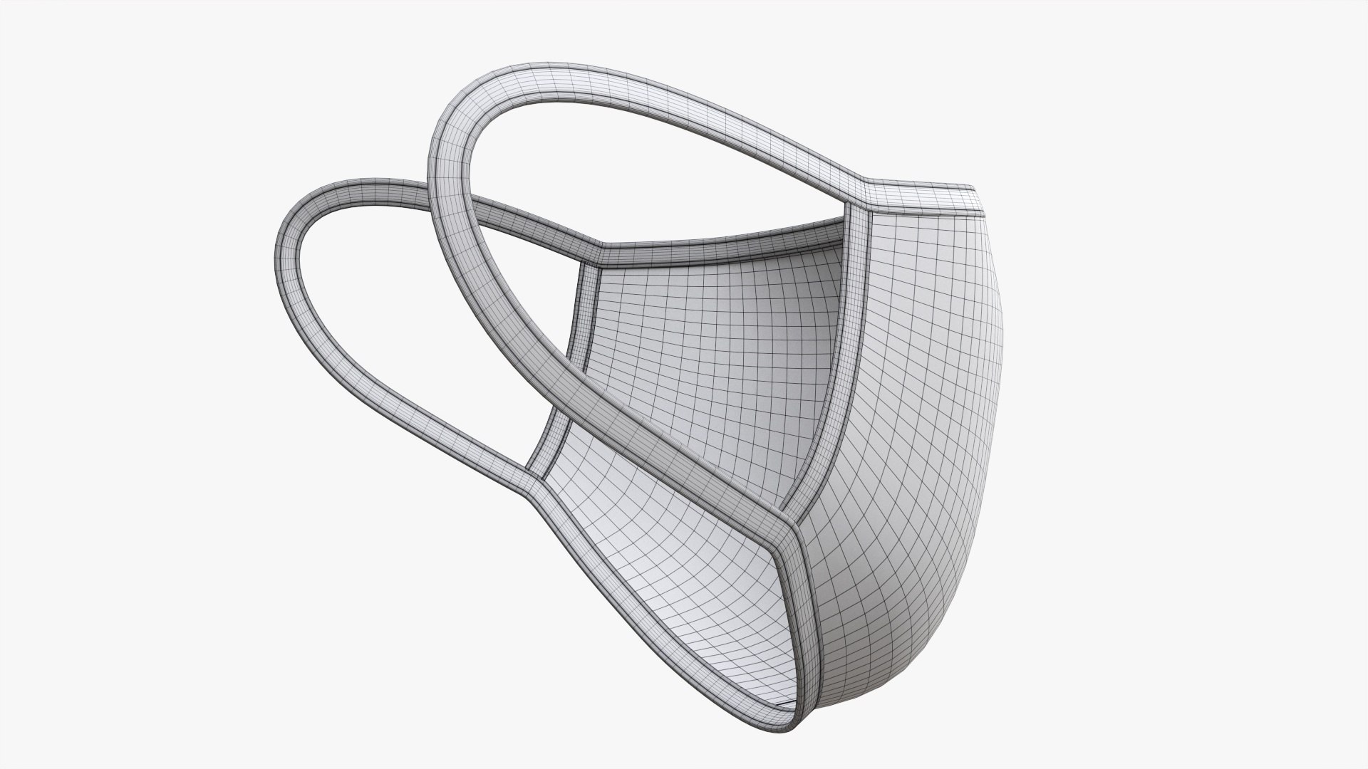 3D Fabric Mask 01 - TurboSquid 1716410