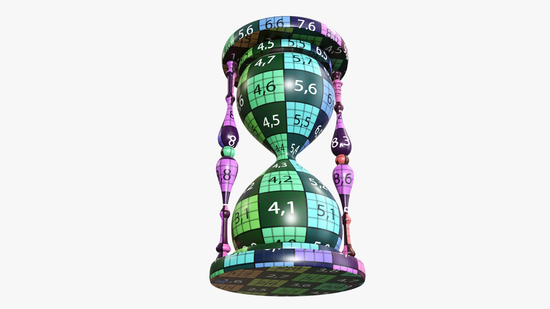 Time Hour Sand 3D Model - TurboSquid 1571376