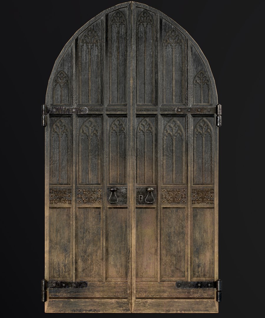 3D Medieval Door - TurboSquid 1611908