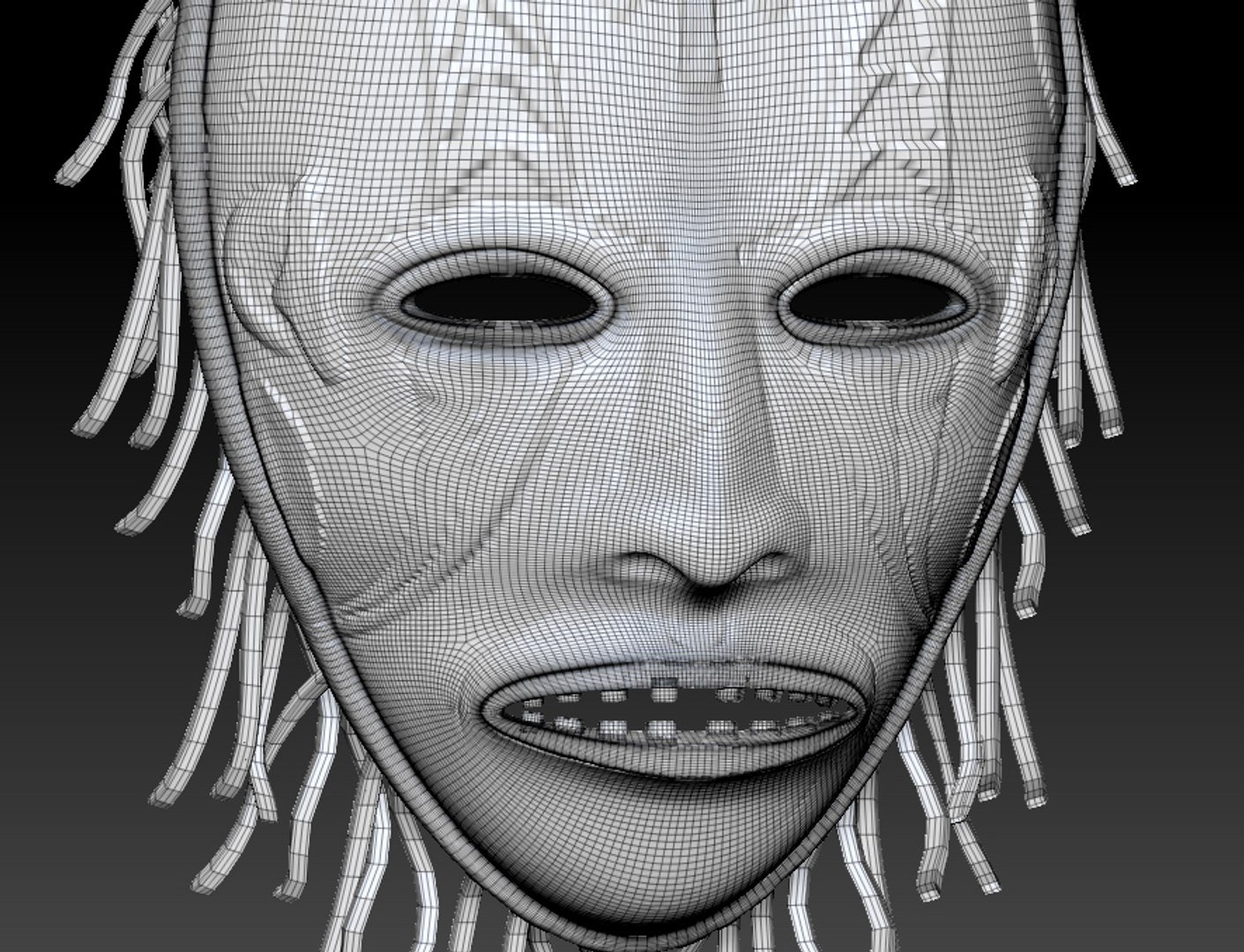 Voodoo Mask 3d Obj