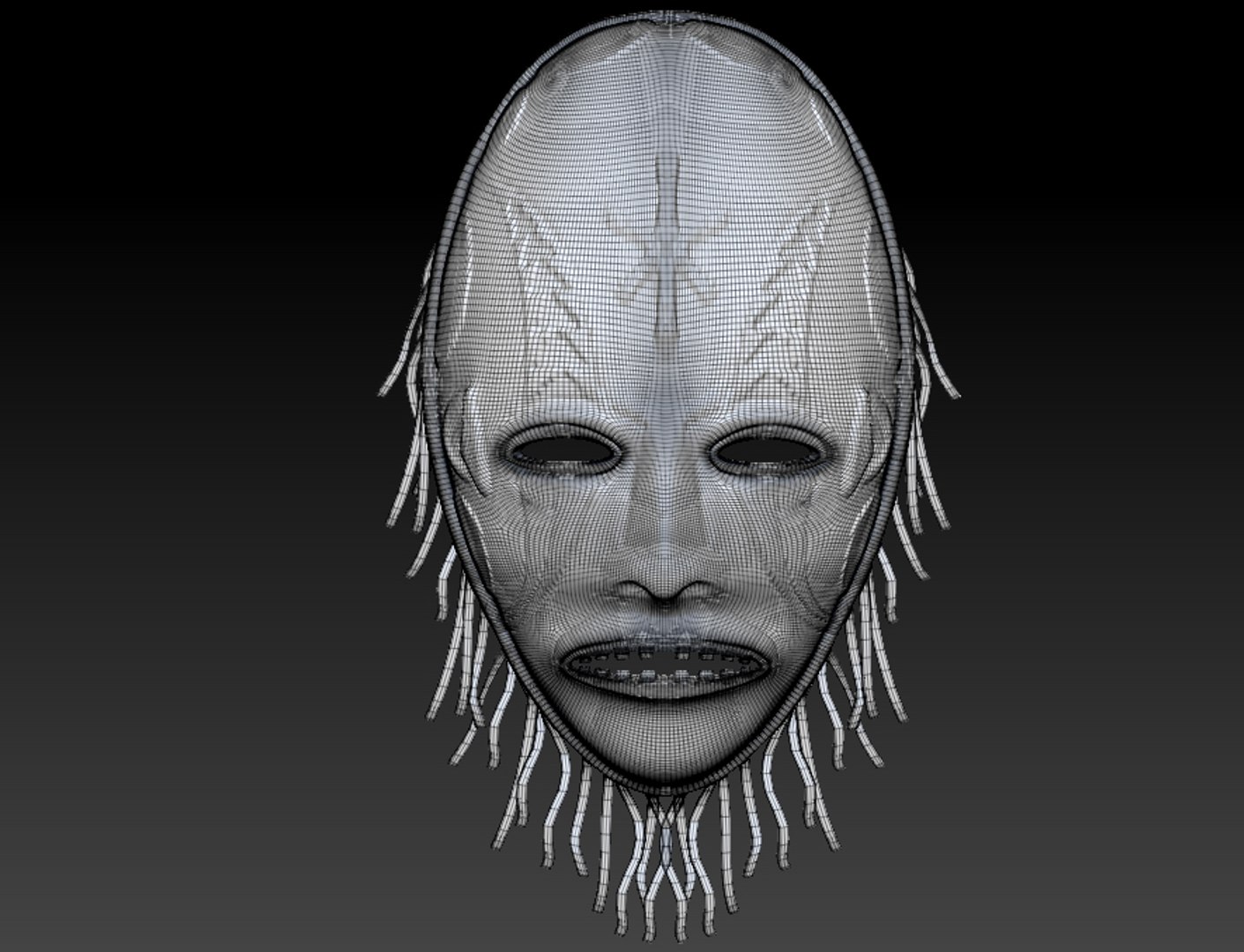 Voodoo Mask 3d Obj