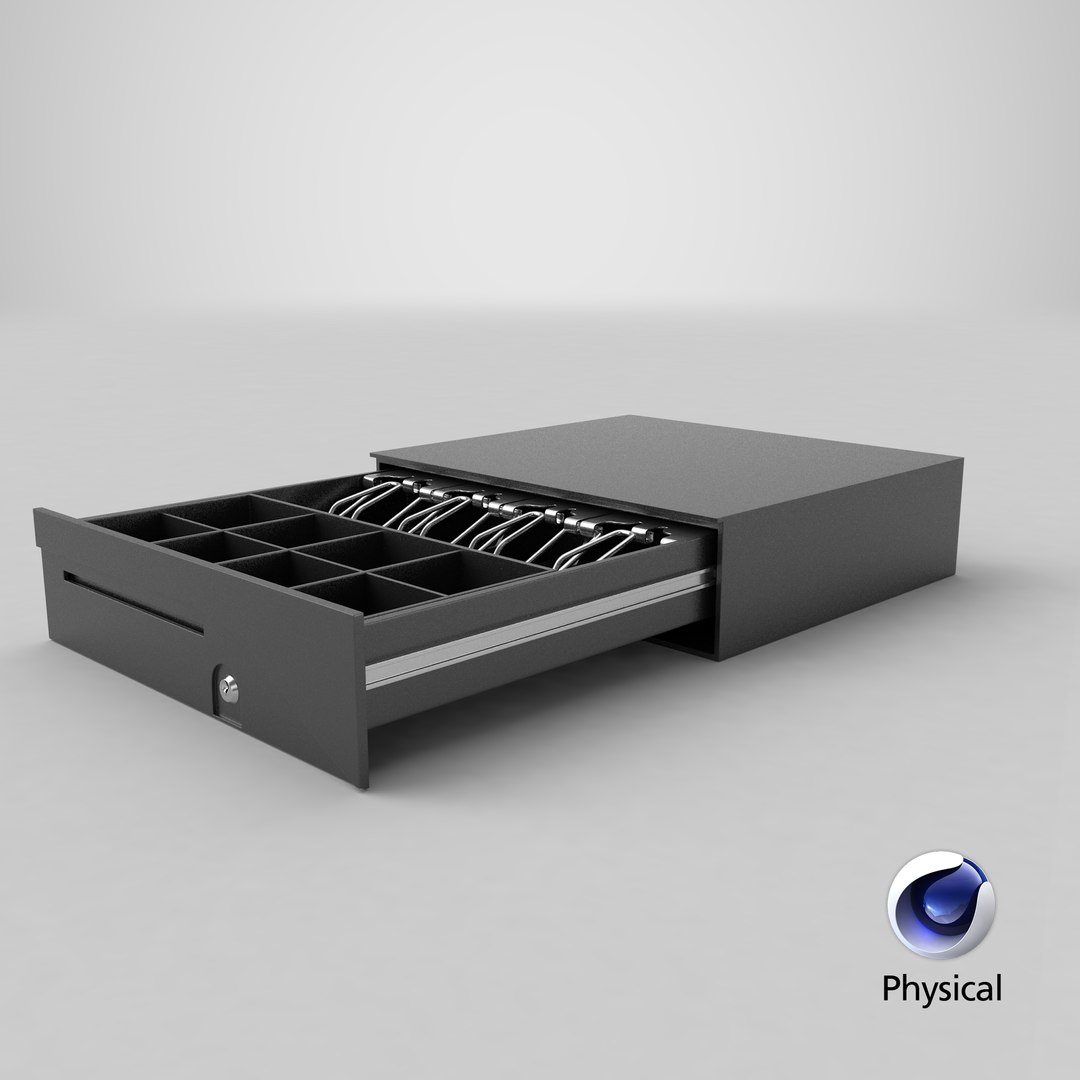 Cash Drawer Box 3D Model - TurboSquid 1964988