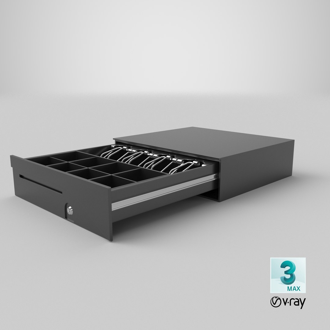 Cash Drawer Box 3D Model - TurboSquid 1964988