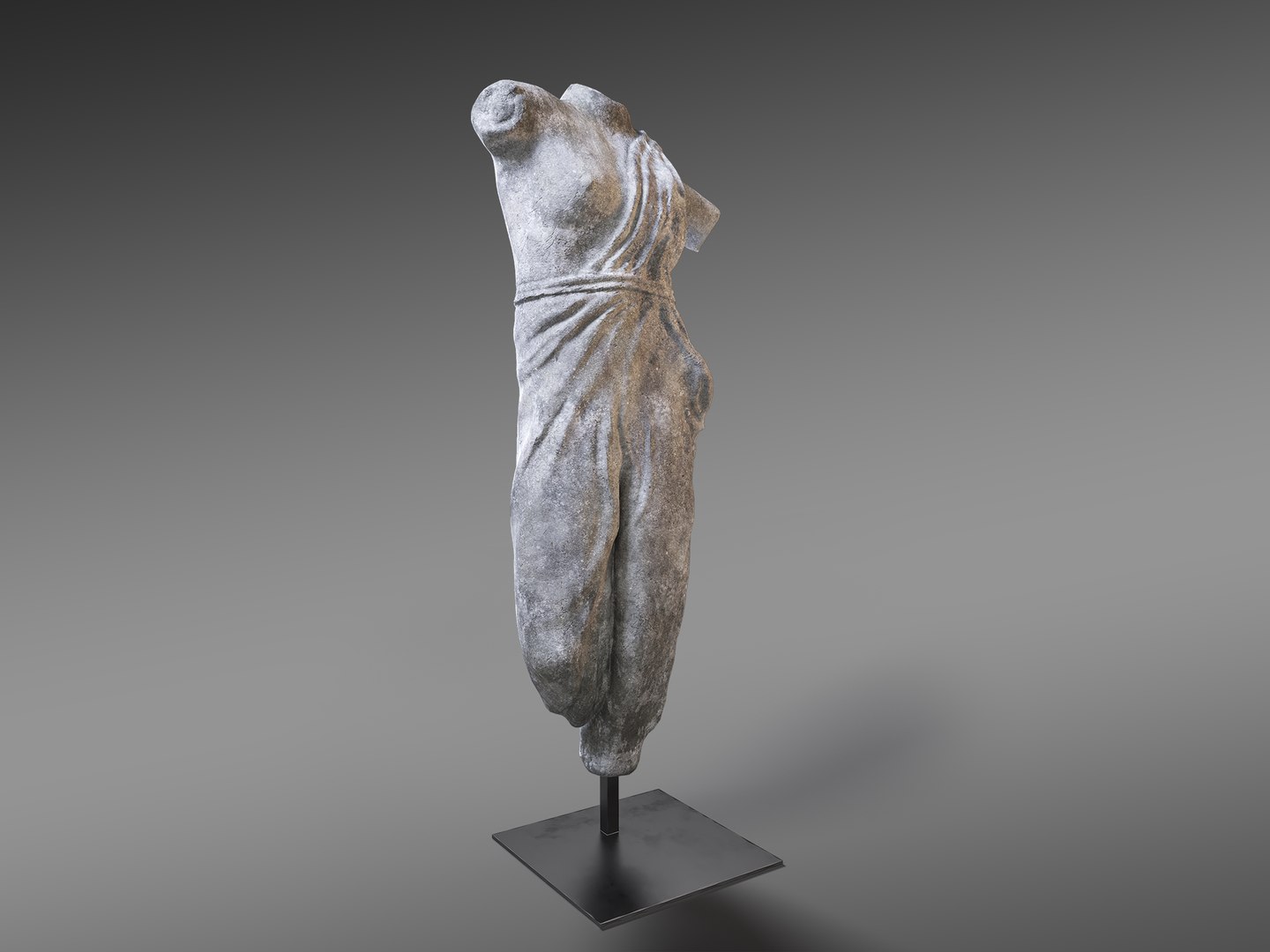 3D Draped Female Sculpture Restoration - TurboSquid 1659548