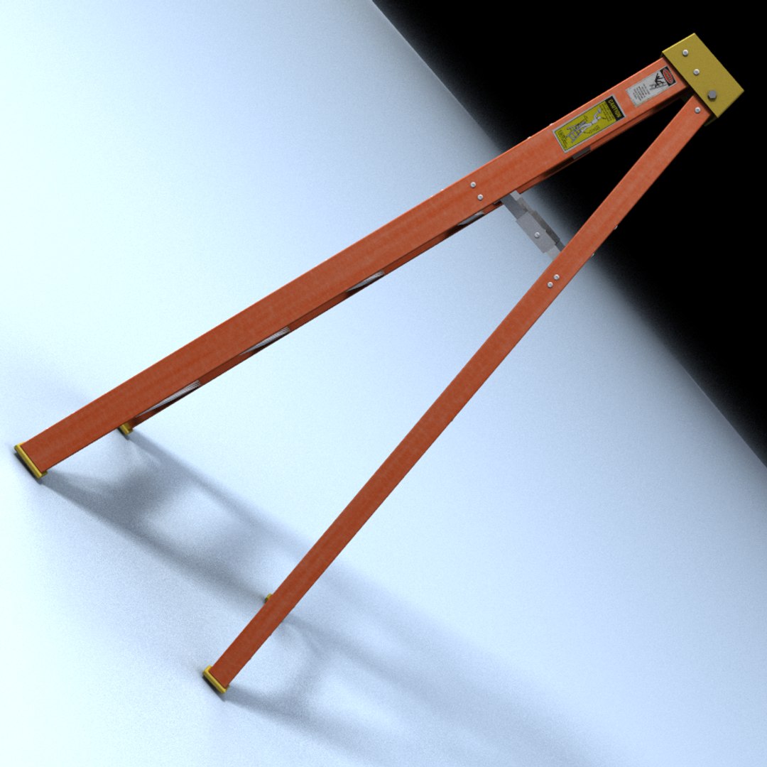 Foot Step Ladder 3d Model