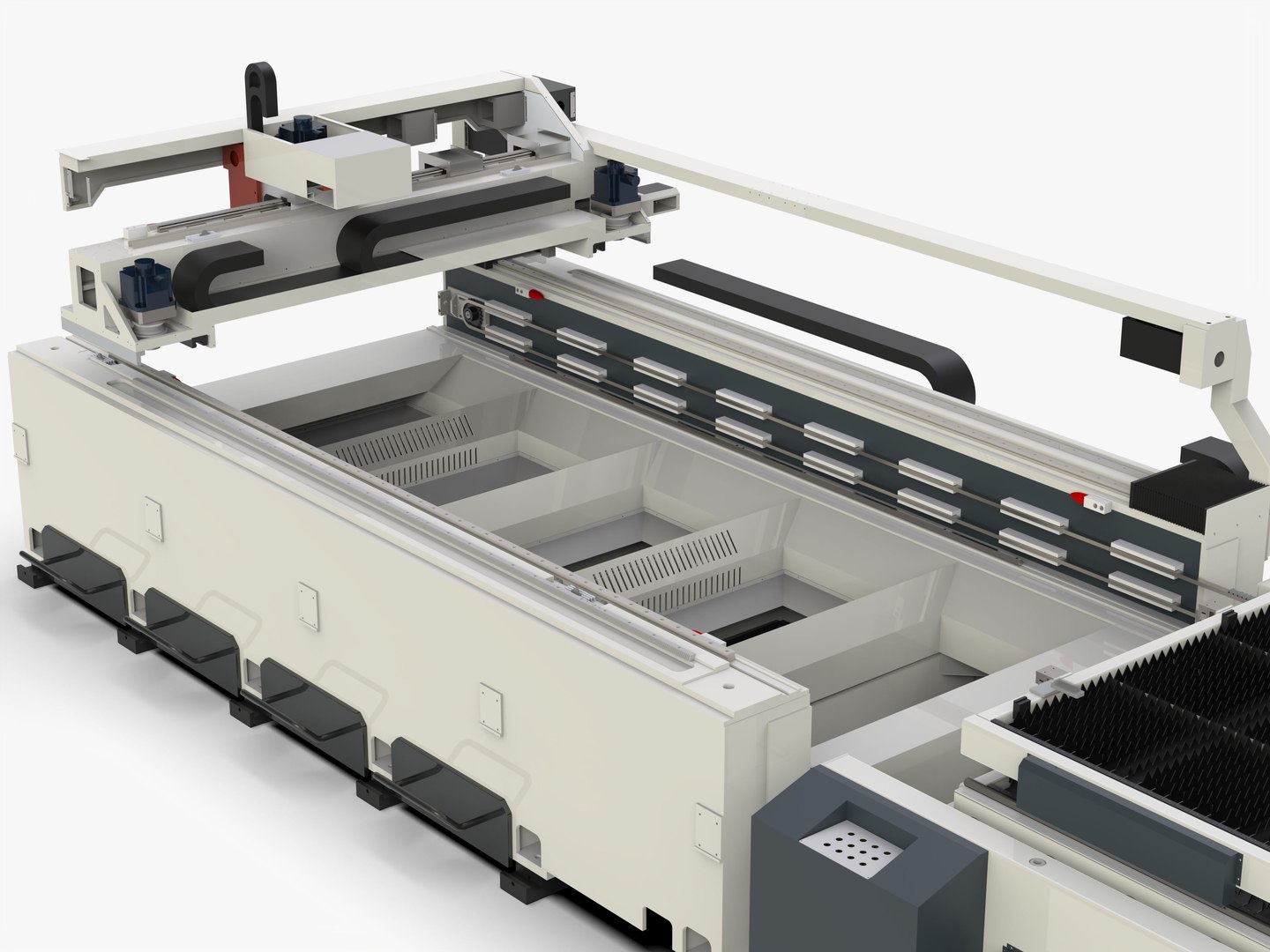 3D Fiber CNC Laser Cutting Machine - TurboSquid 1992791