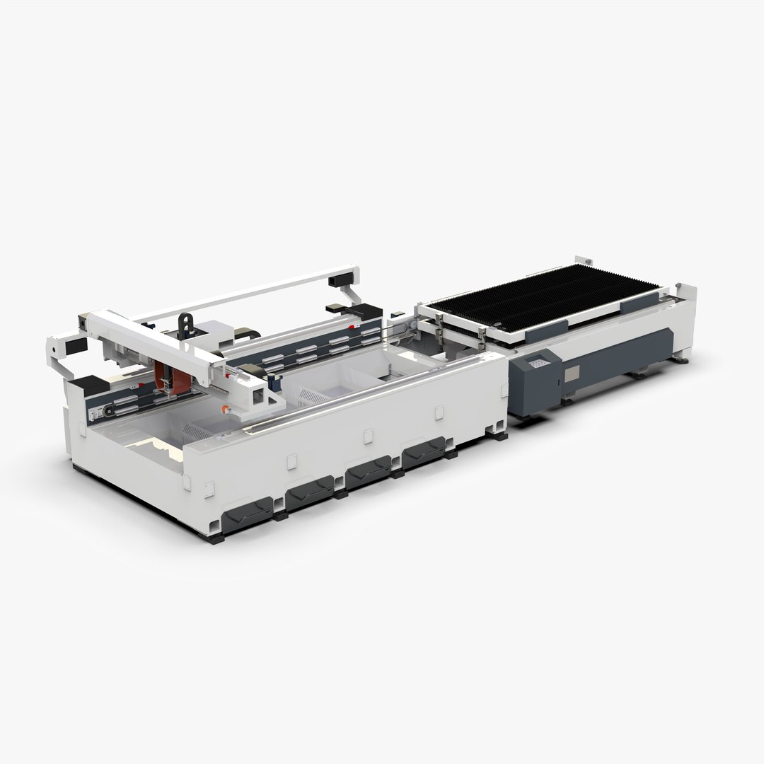 3D Fiber CNC Laser Cutting Machine - TurboSquid 1992791