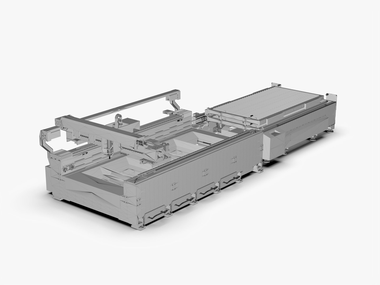 3D Fiber CNC Laser Cutting Machine - TurboSquid 1992791