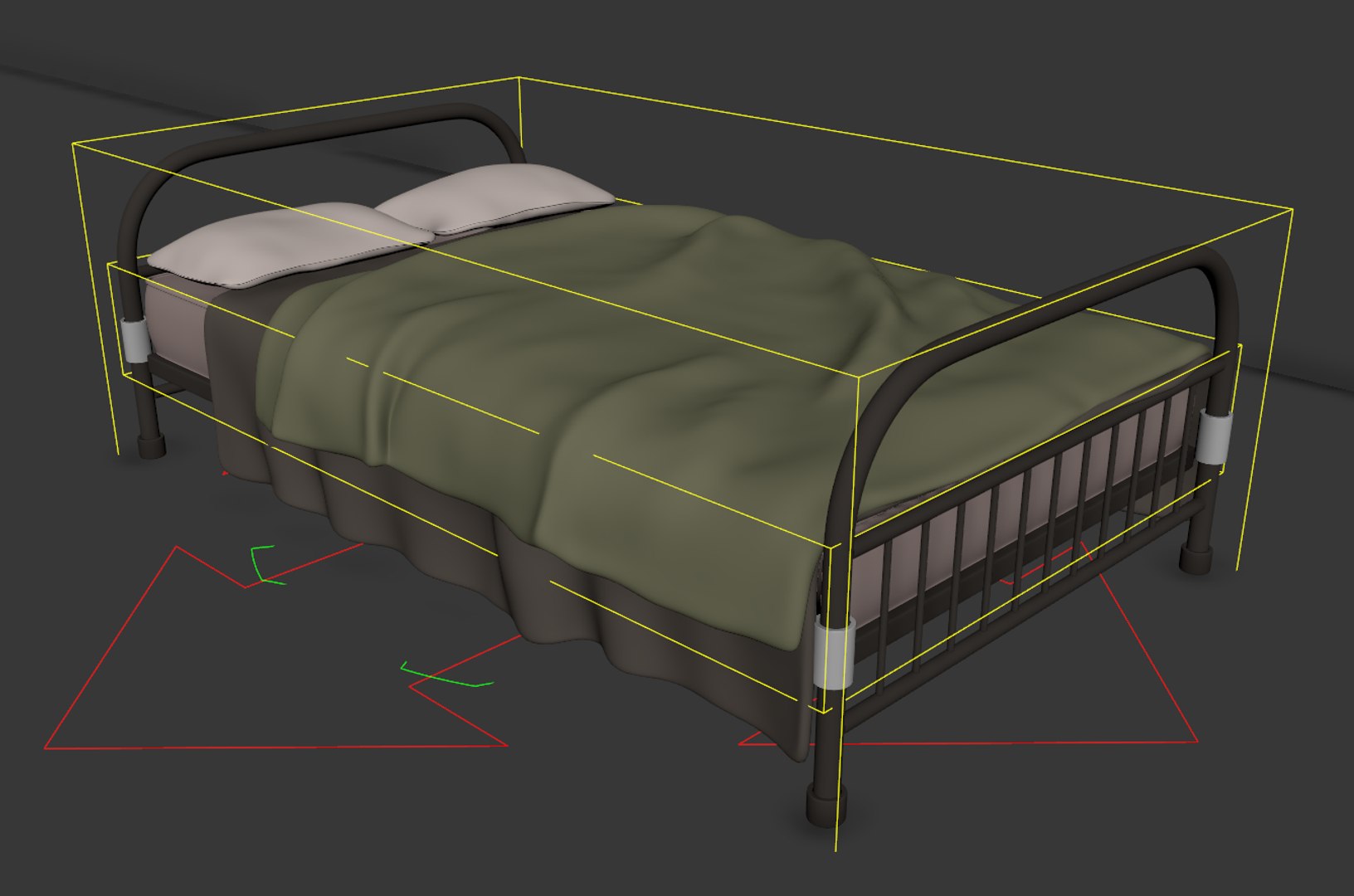 3D Model Stylised Bed Set - TurboSquid 1756430