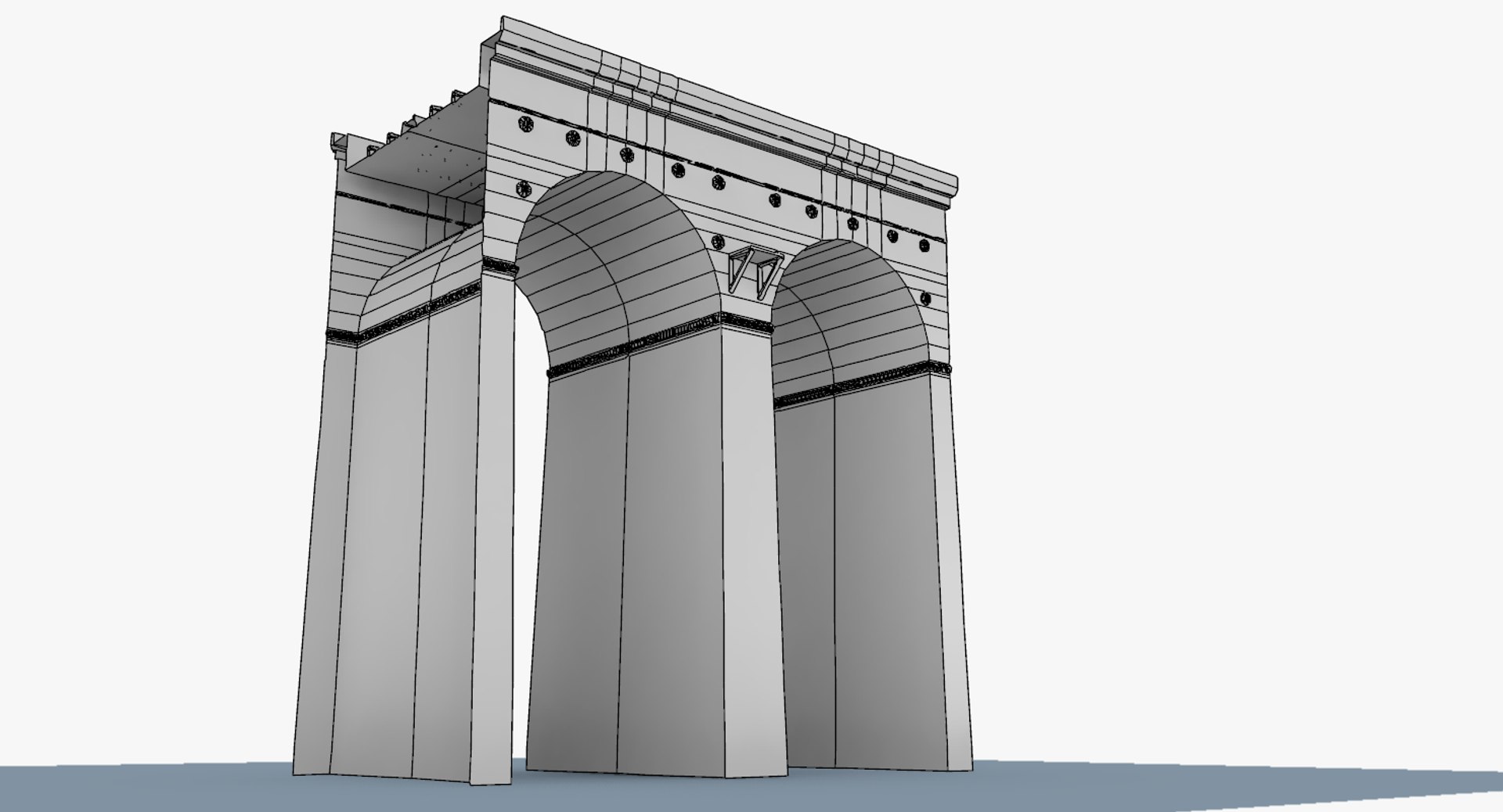 Viaduct Segment 3d Model