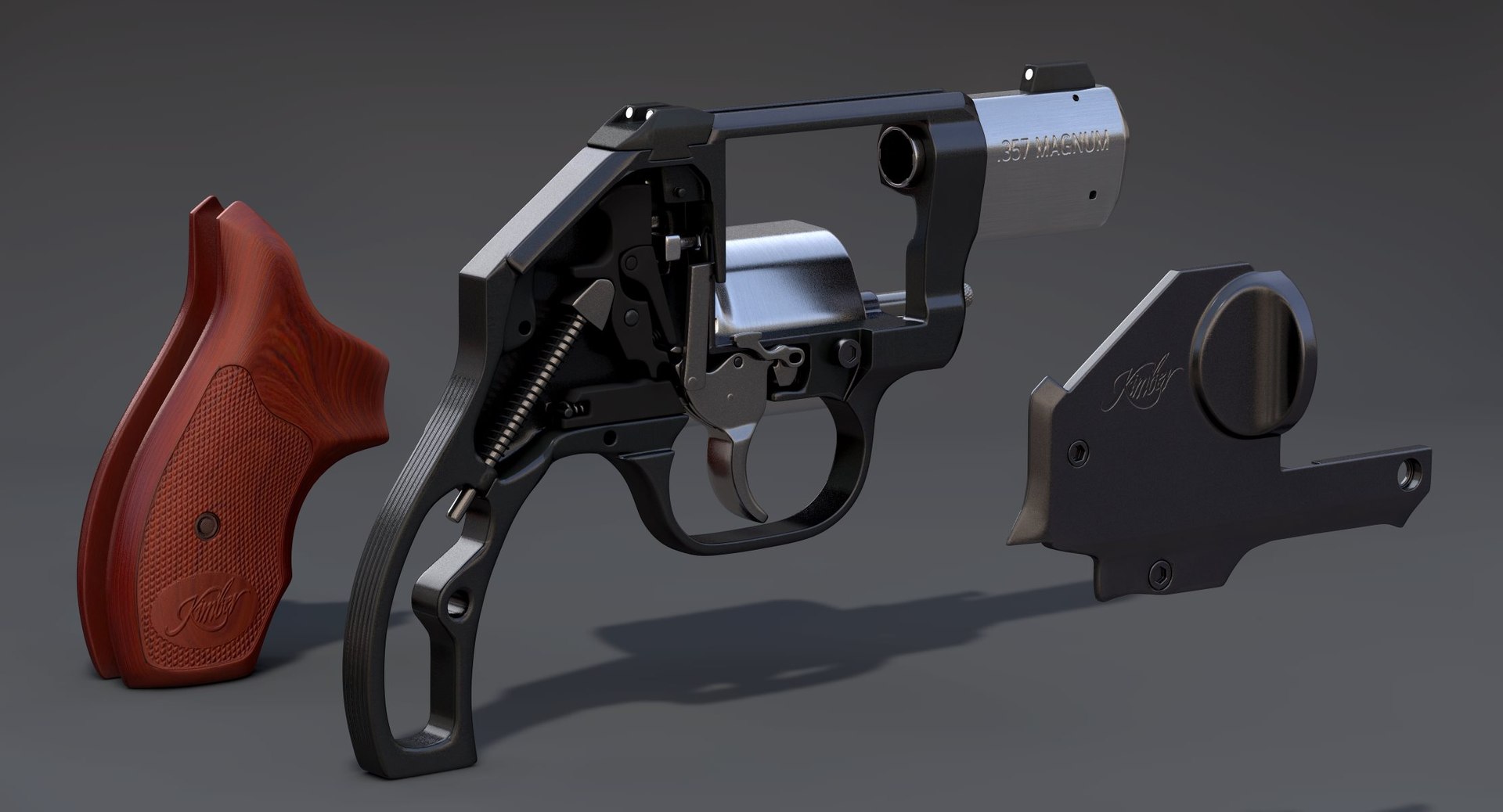 3D Revolver Kimber K6s Custom - TurboSquid 1252871