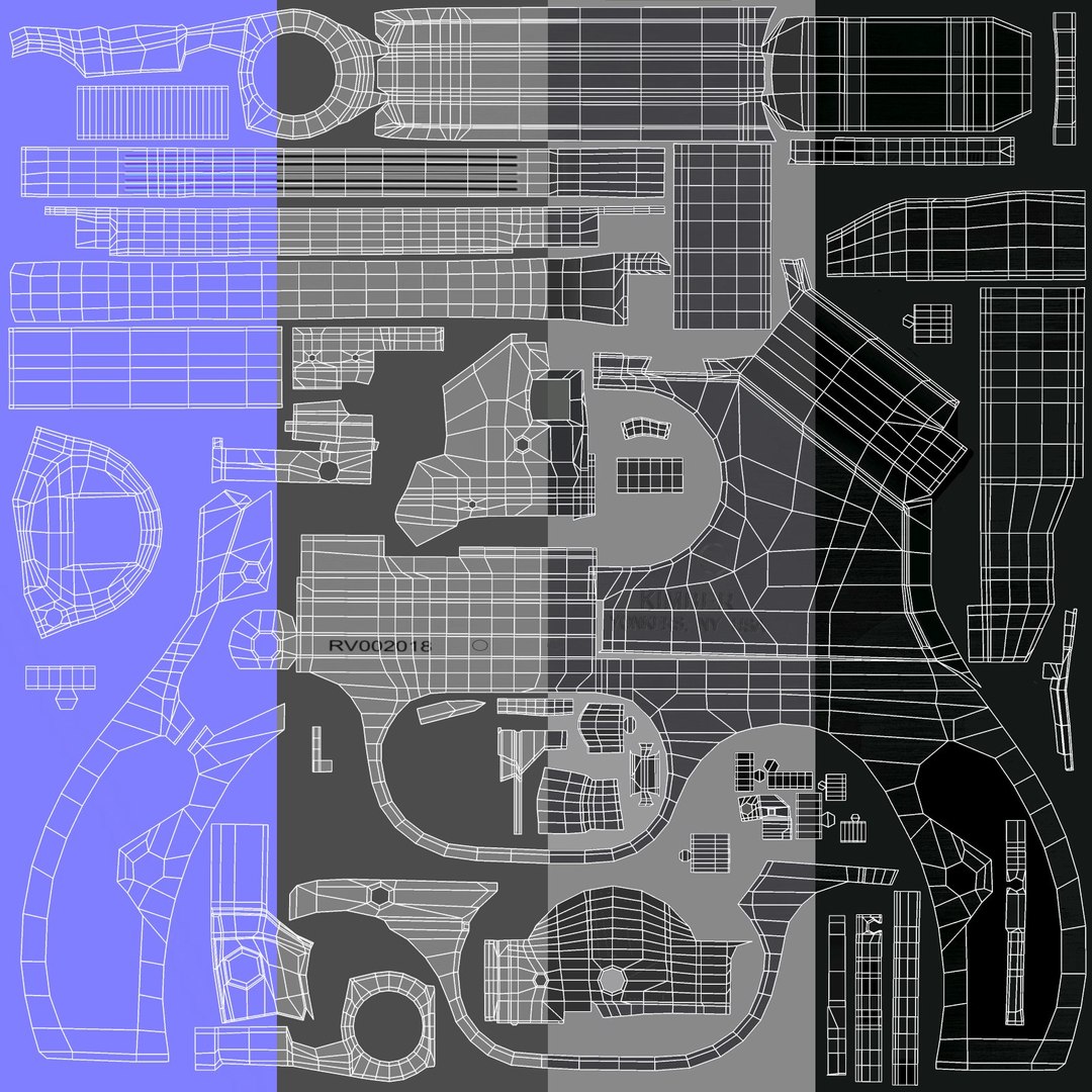 3D Revolver Kimber K6s Custom - TurboSquid 1252871