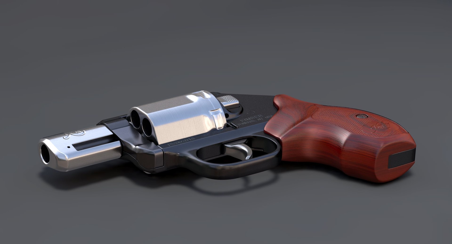3D Revolver Kimber K6s Custom - TurboSquid 1252871