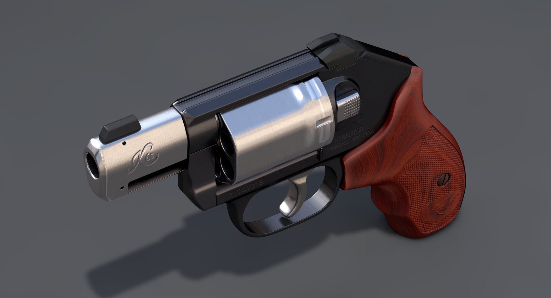 3D Revolver Kimber K6s Custom - TurboSquid 1252871