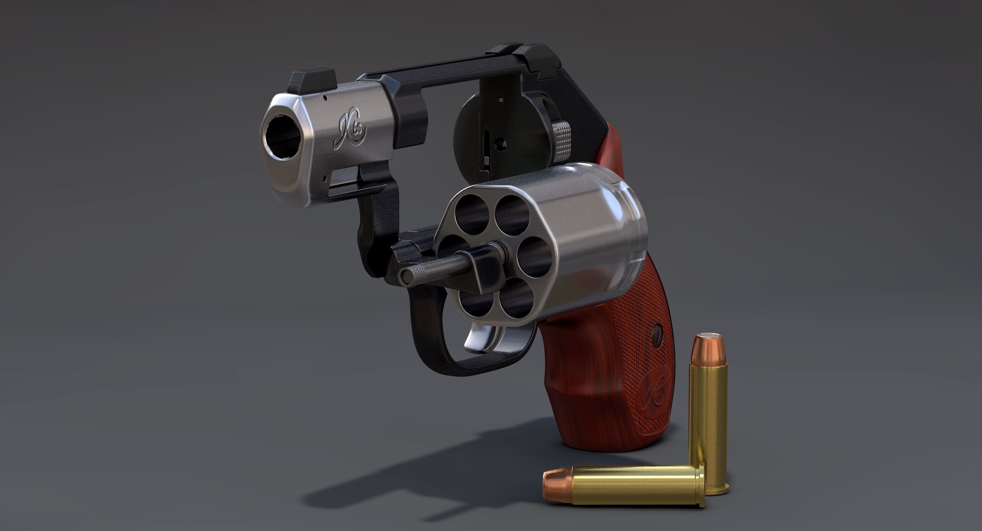 3D Revolver Kimber K6s Custom - TurboSquid 1252871