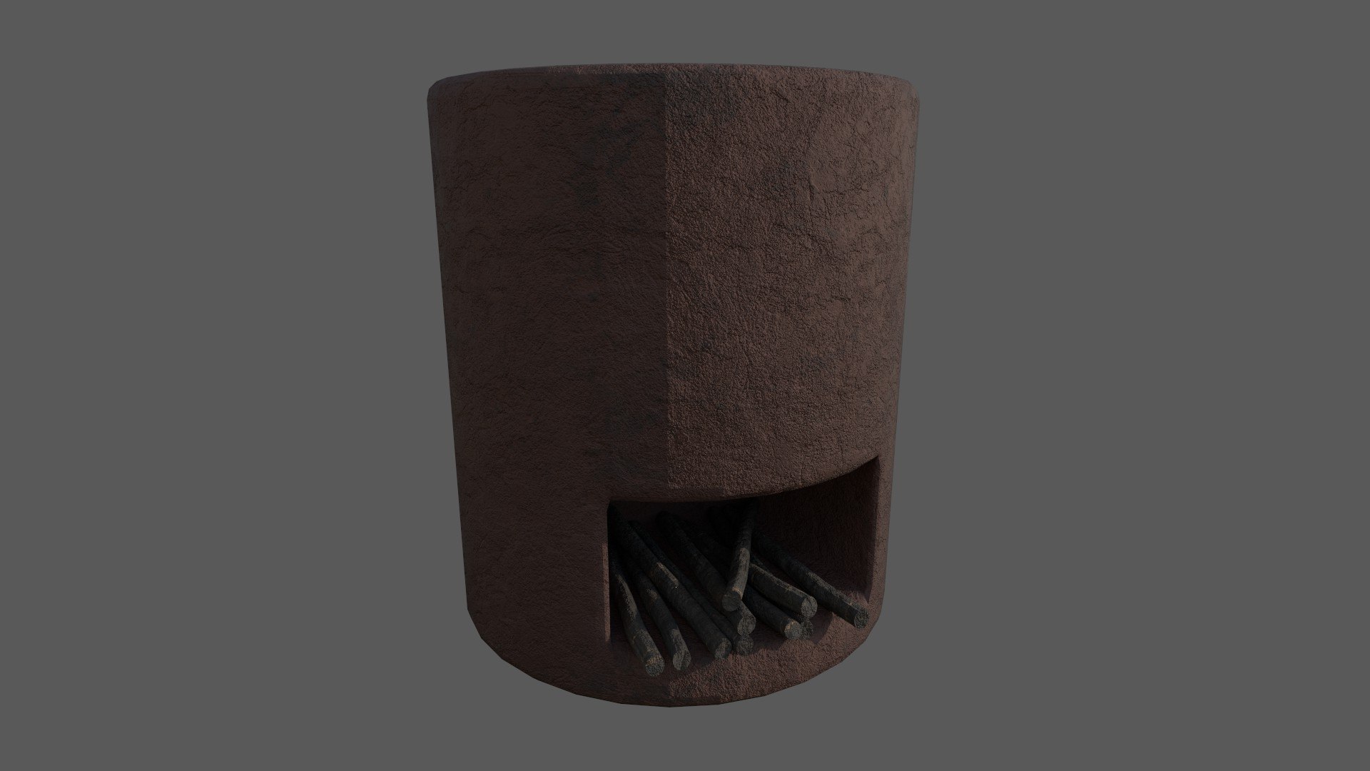 Primitive Clay Kiln Model - TurboSquid 2219868