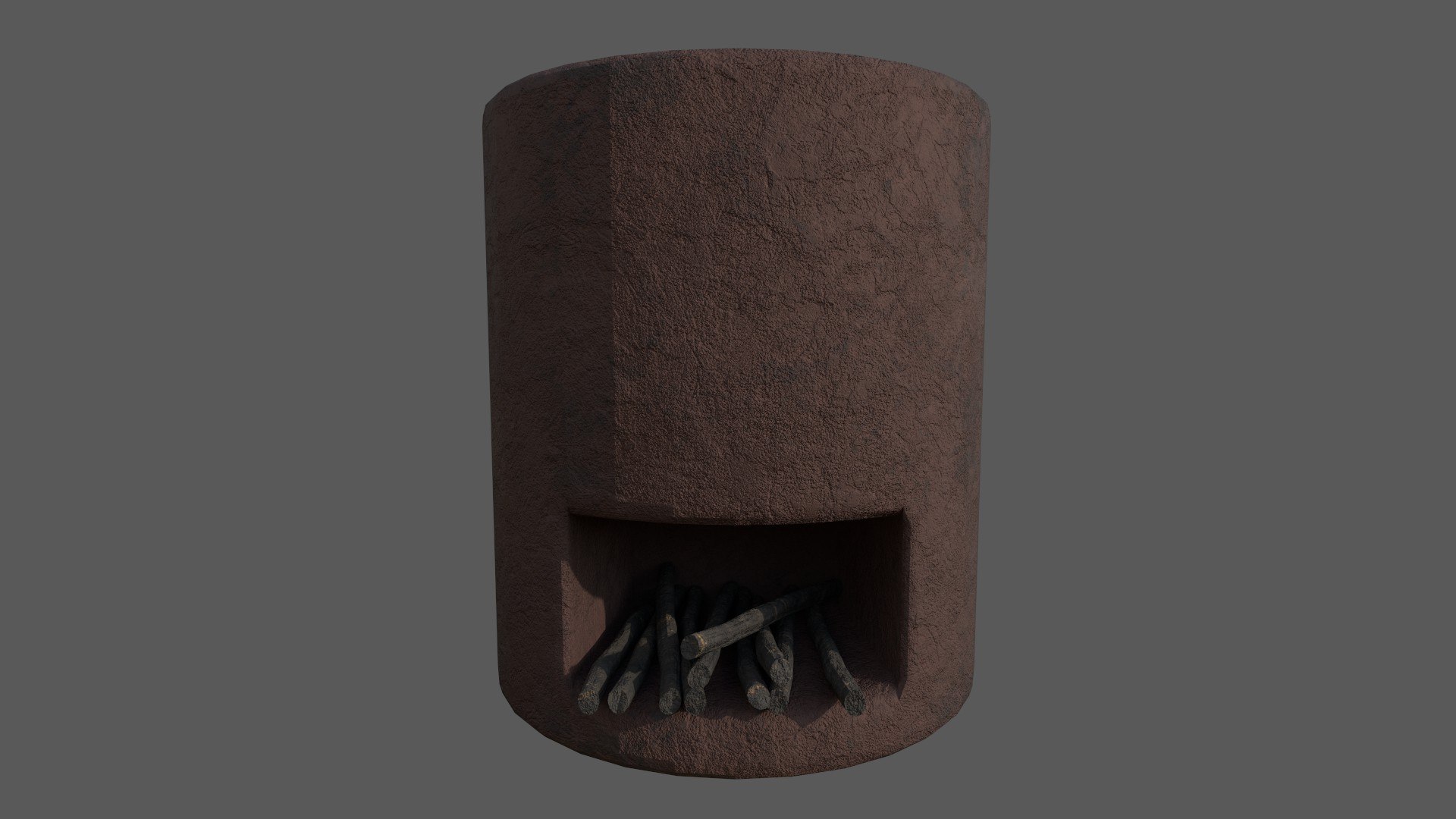 Primitive Clay Kiln Model - TurboSquid 2219868