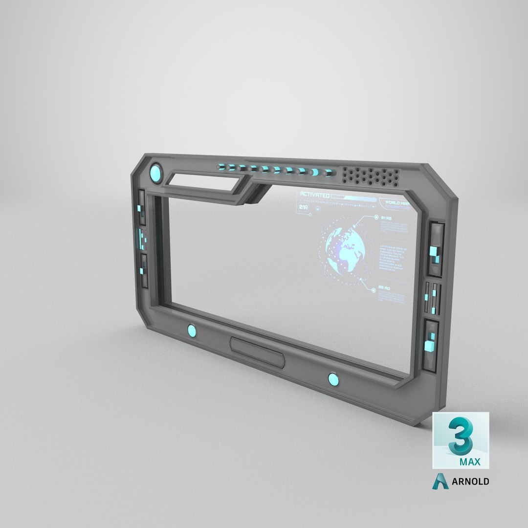 3D Sci-fi Window Win - TurboSquid 1661198