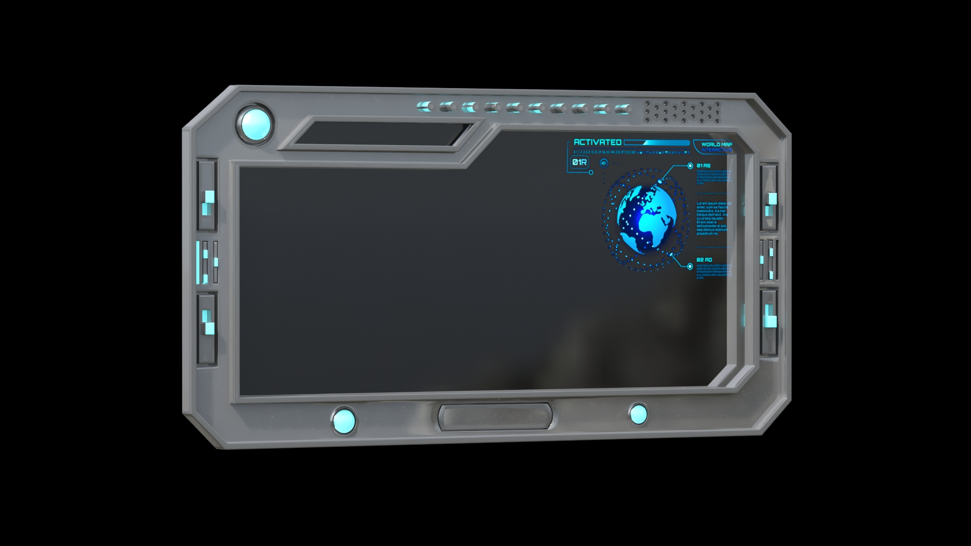 3D Sci-fi Window Win - TurboSquid 1661198