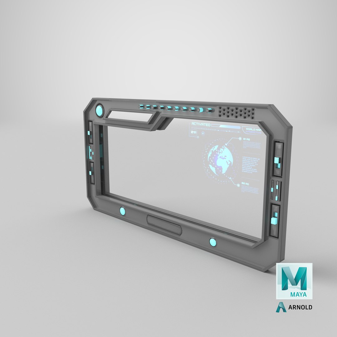 3D Sci-fi Window Win - TurboSquid 1661198