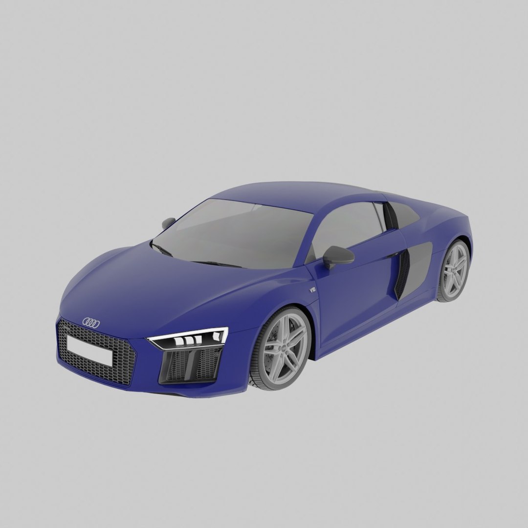 modelo 3d Audi R8 V10 Plus - TurboSquid 2021488