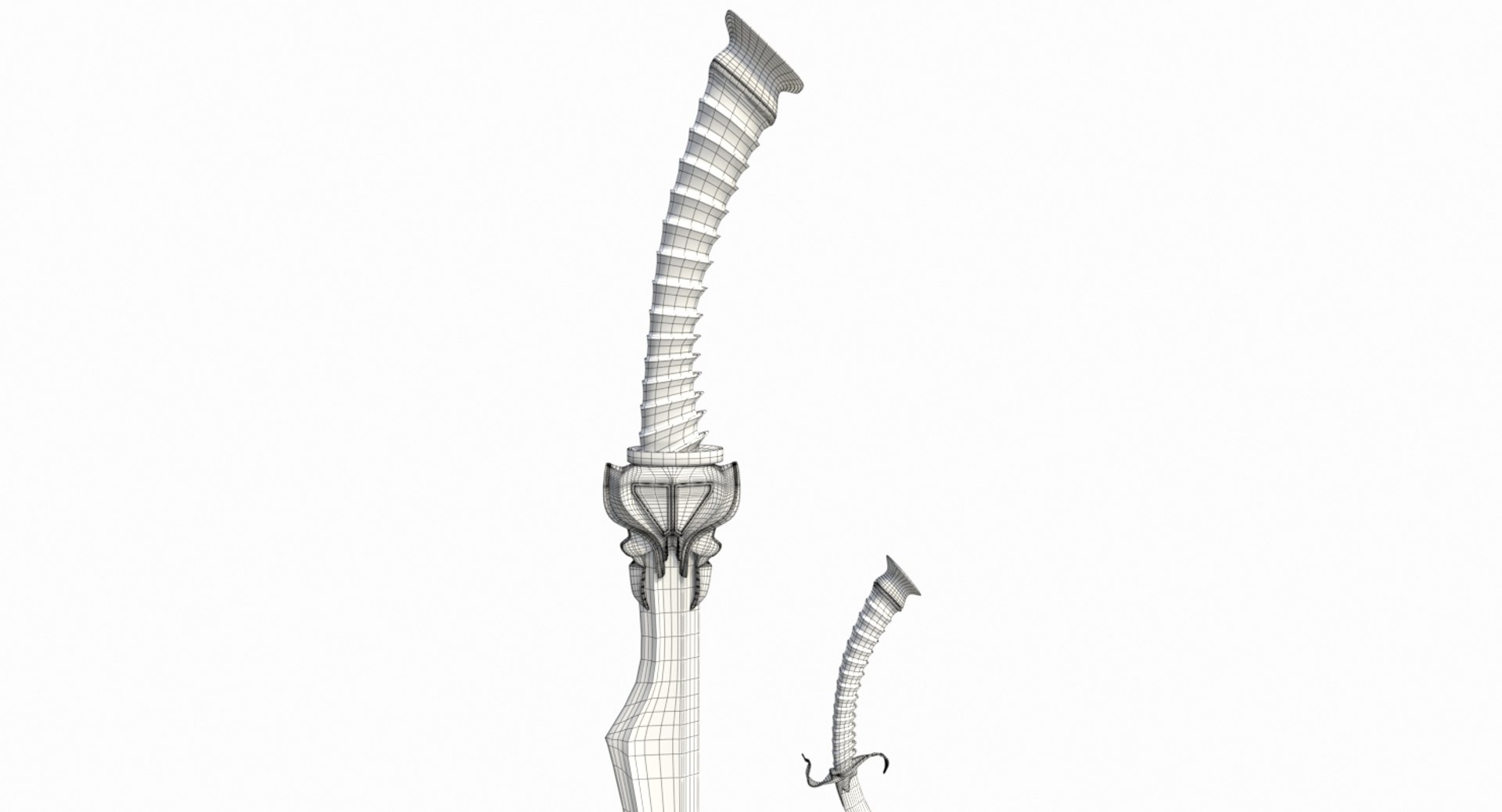 3D Fantasy Dagger Sword Metal - TurboSquid 1419233