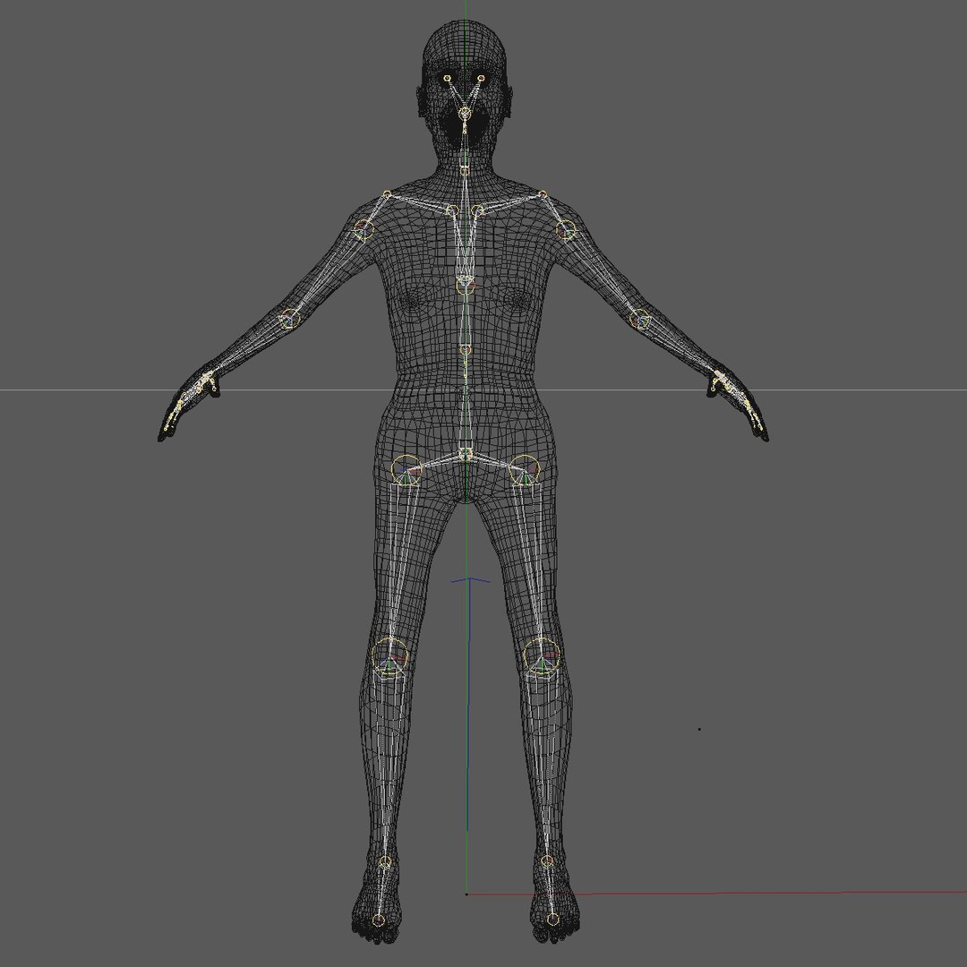 realistic base mesh old 3d model