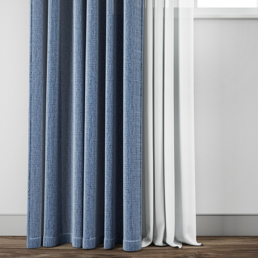 3D Model Curtain Fabric Drape - TurboSquid 1618012