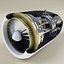 aircraft jet engine 3d model