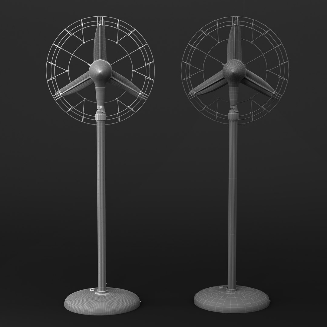 3D Marelli AE 600C Old Fan Model - TurboSquid 2294716