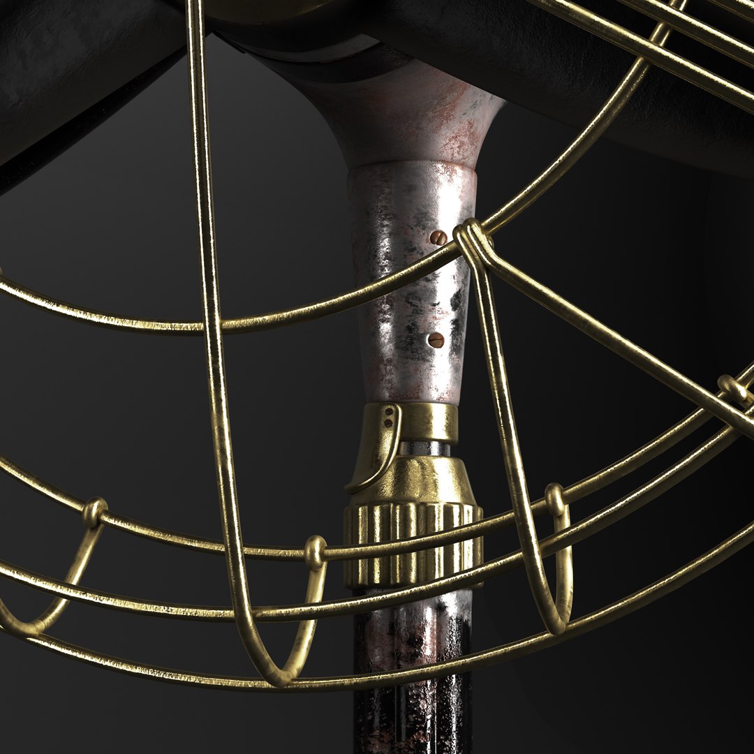 3D Marelli AE 600C Old Fan Model - TurboSquid 2294716