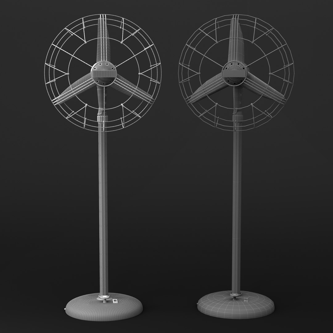 3D Marelli AE 600C Old Fan Model - TurboSquid 2294716