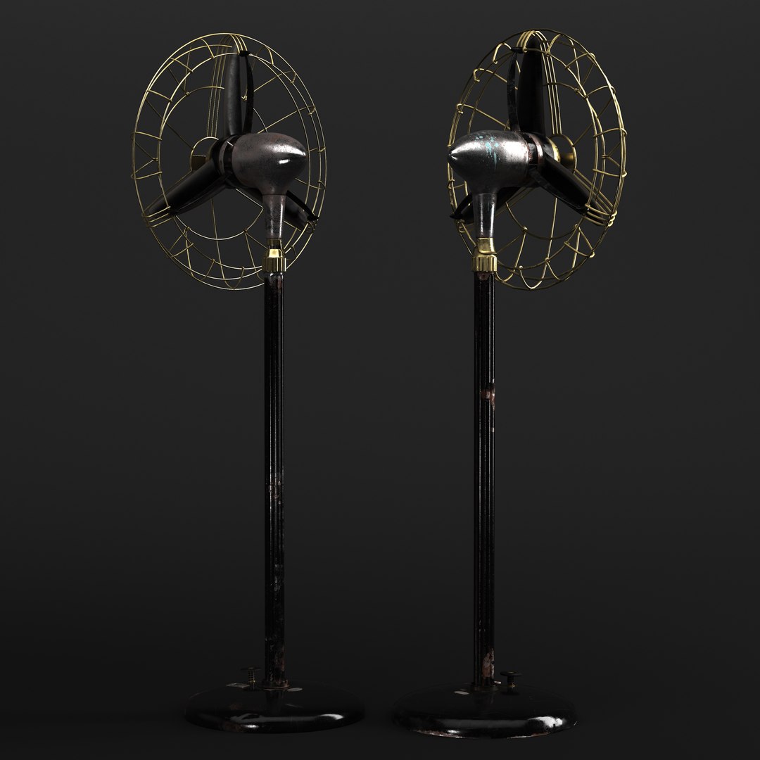 3D Marelli AE 600C Old Fan Model - TurboSquid 2294716