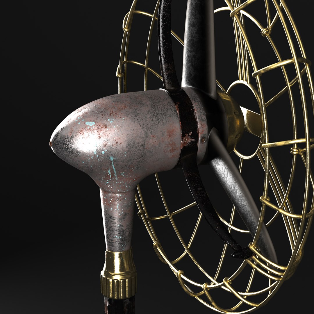 3D Marelli AE 600C Old Fan Model - TurboSquid 2294716