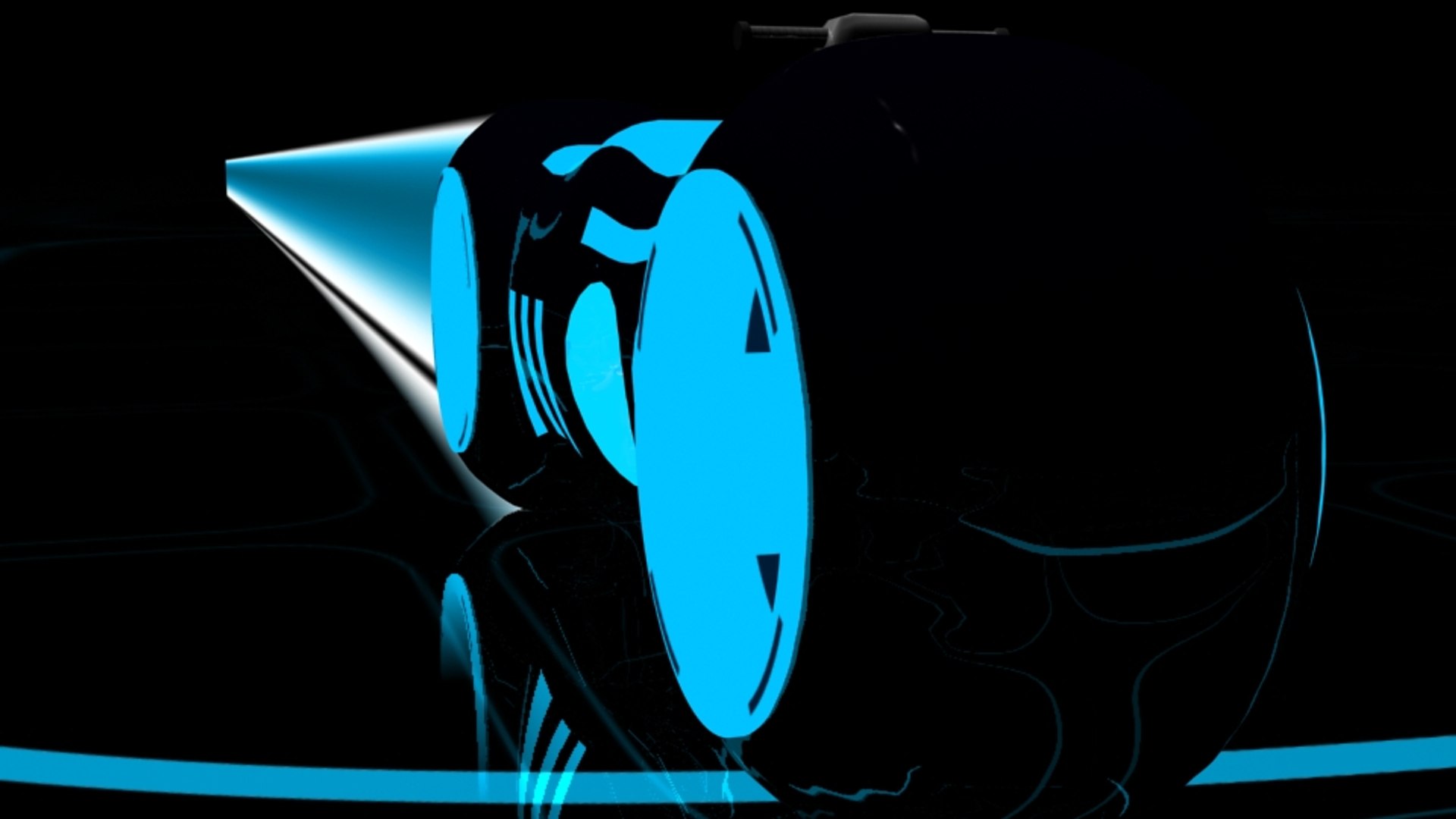 Tron Light Cycle 3d Model