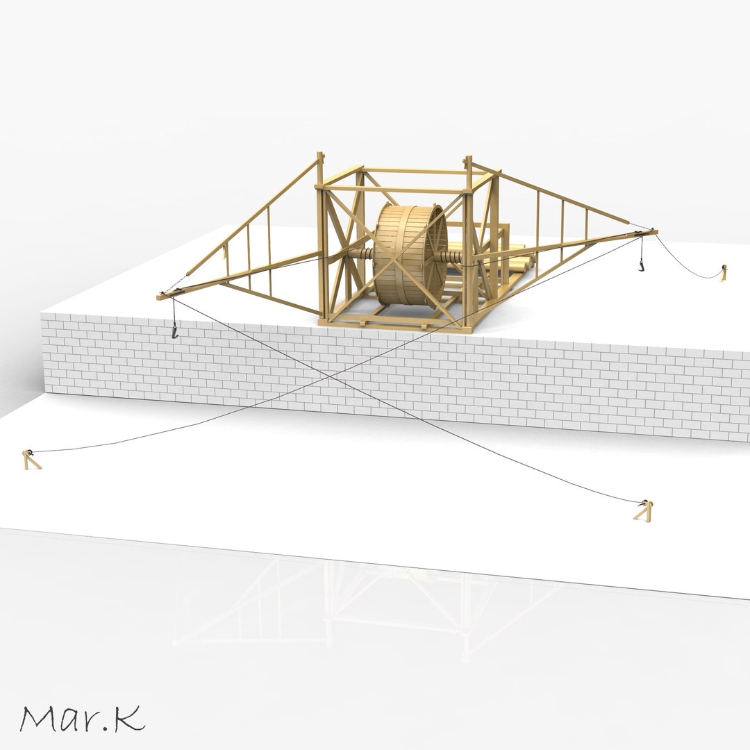 Dock Crane 3d Model