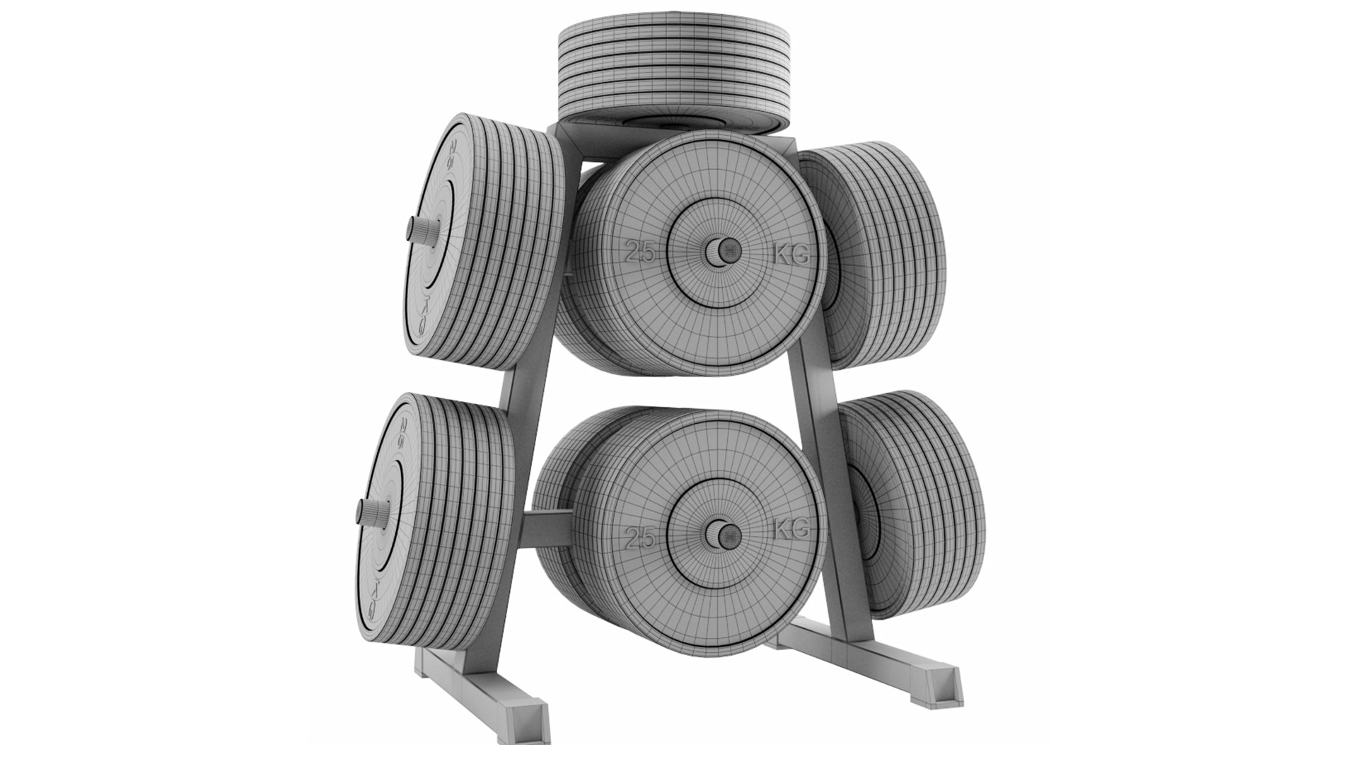Rod Disc Storage Rack 3D Model - TurboSquid 1940344
