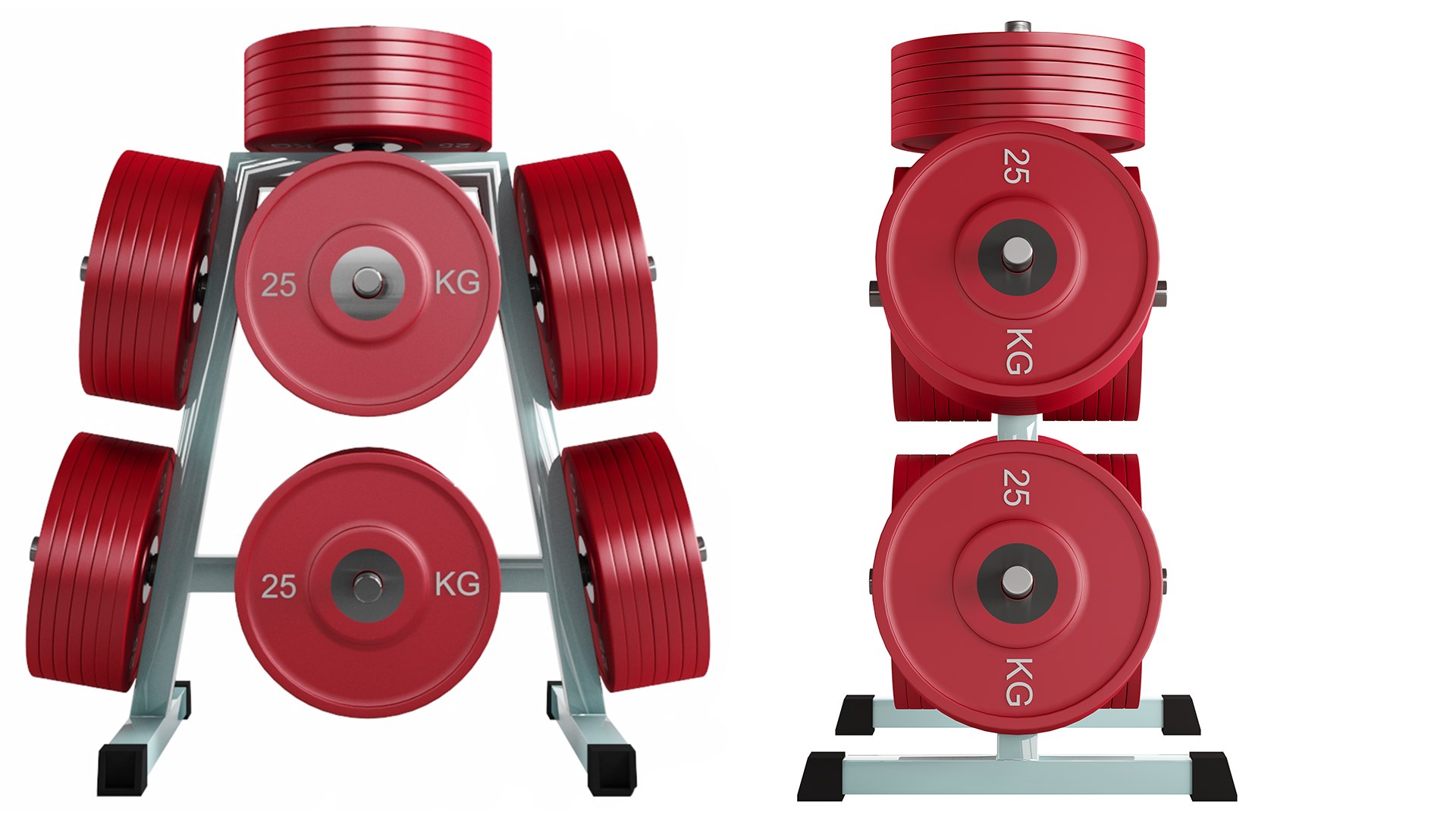 Rod Disc Storage Rack 3D Model - TurboSquid 1940344