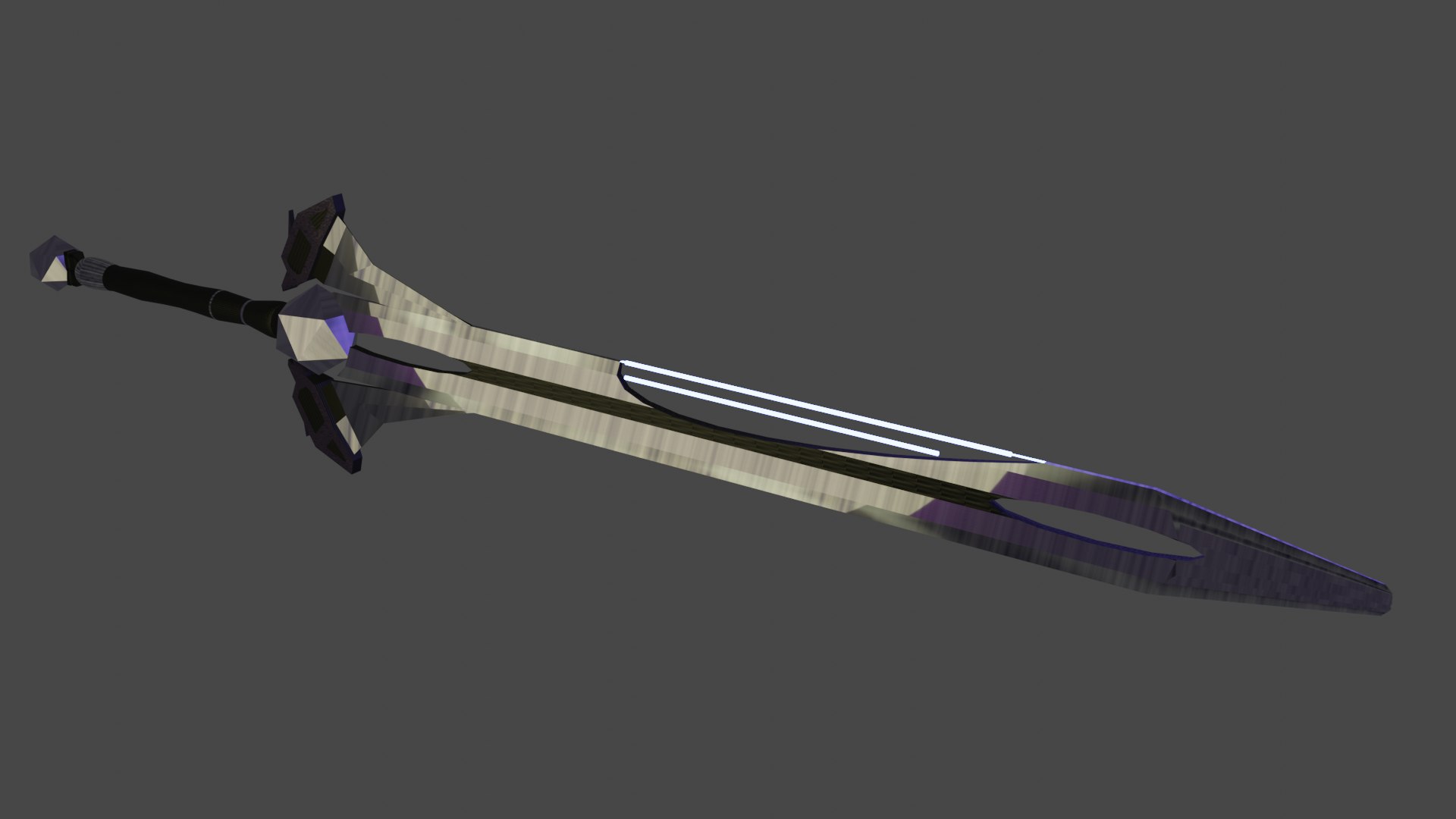 Purple Sword 3D Model - TurboSquid 1813202
