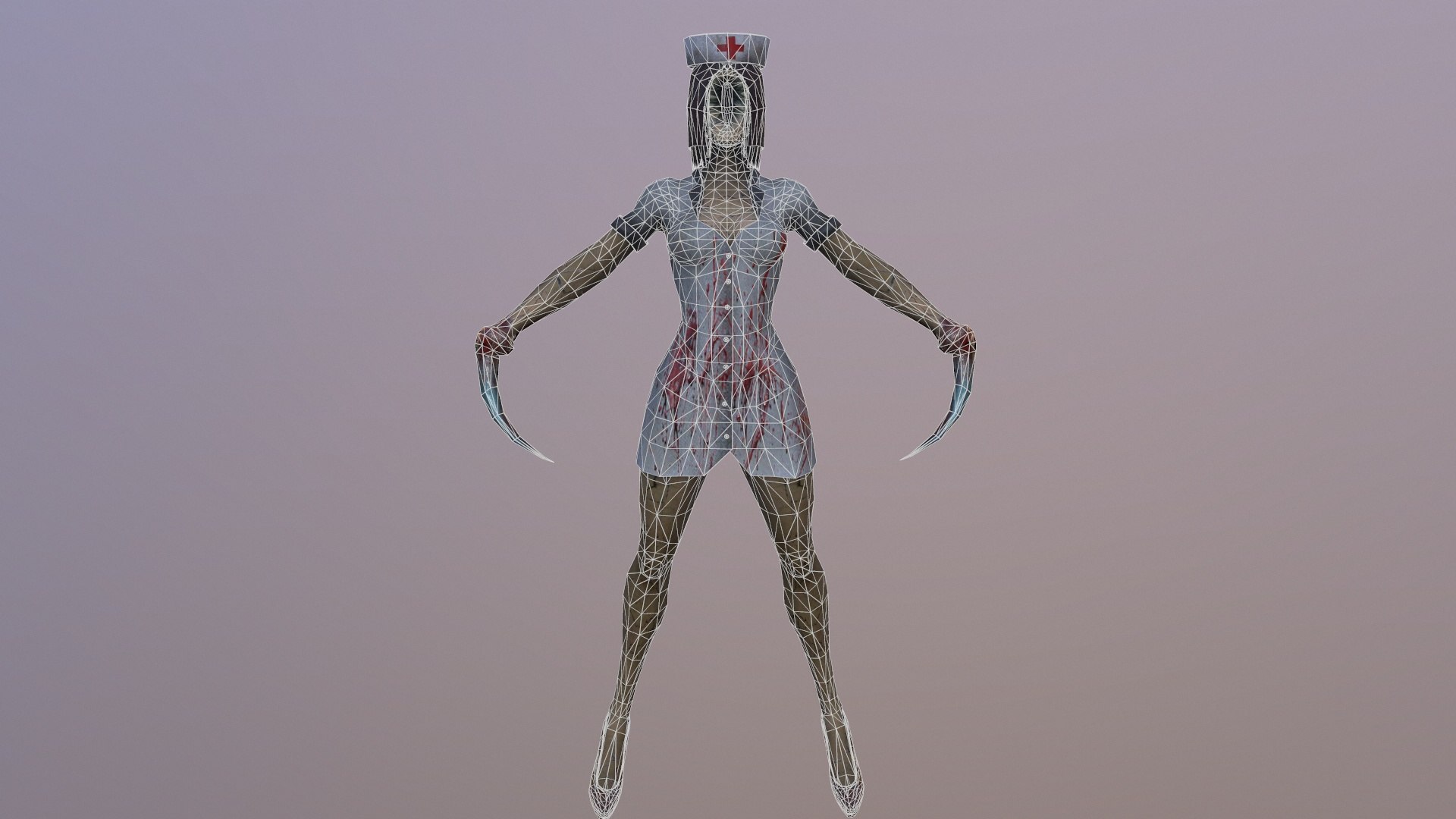 Horror Nurse 3D Model - TurboSquid 1808055