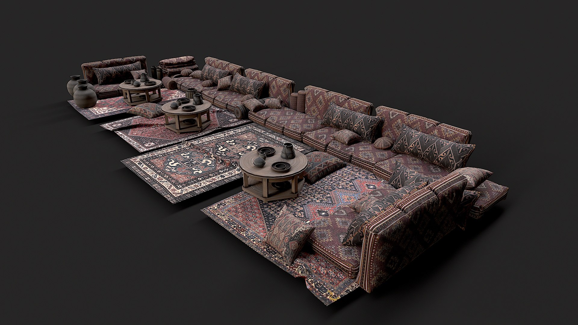 Old Traditional Eastern Nomads Tent 2 Model - TurboSquid 2360419