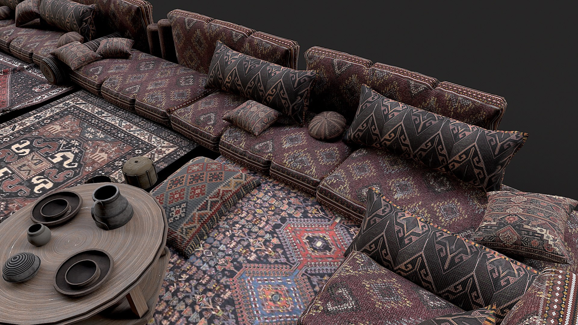 Old Traditional Eastern Nomads Tent 2 Model - TurboSquid 2360419