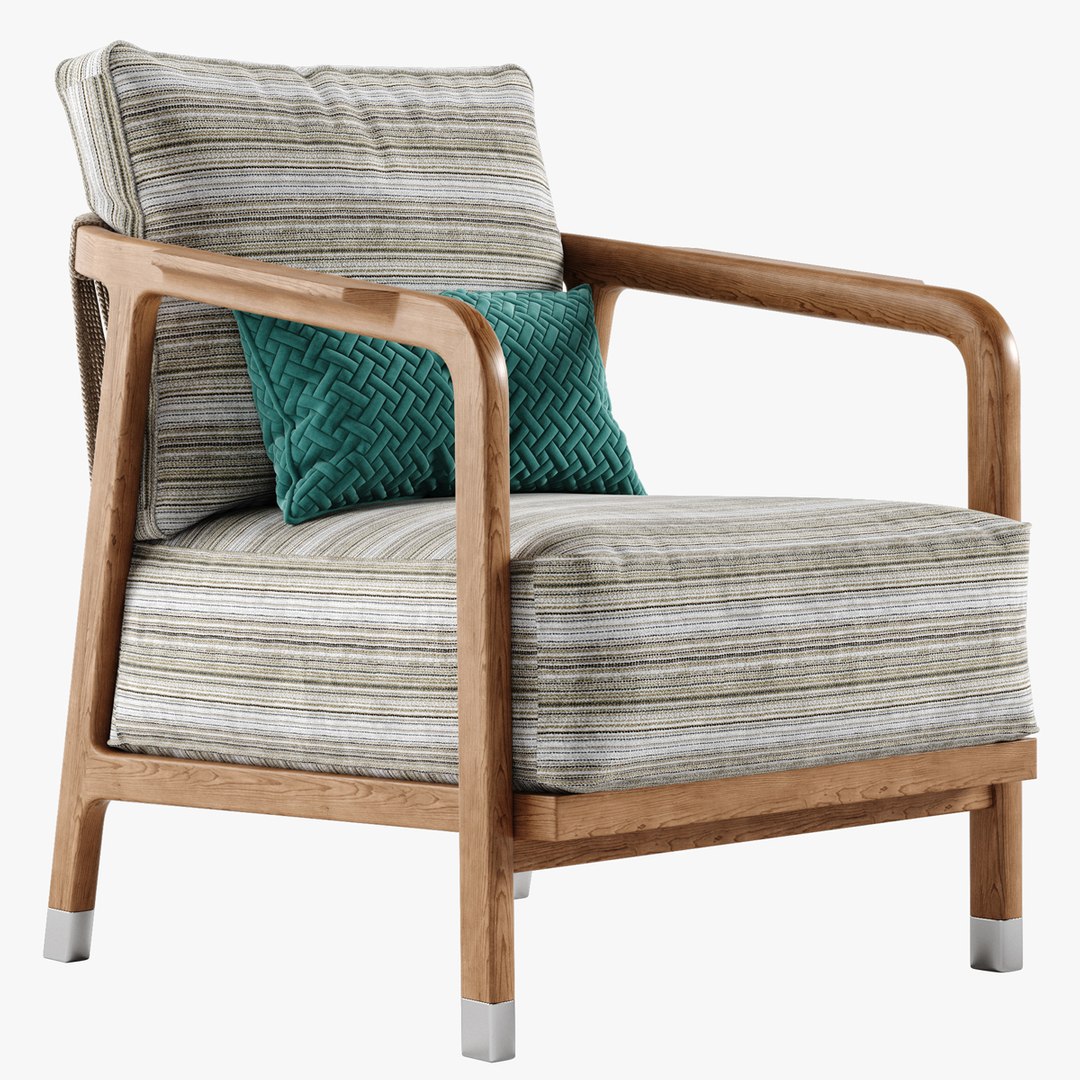 Flexform Crono Armchair 3D Model - TurboSquid 1981821