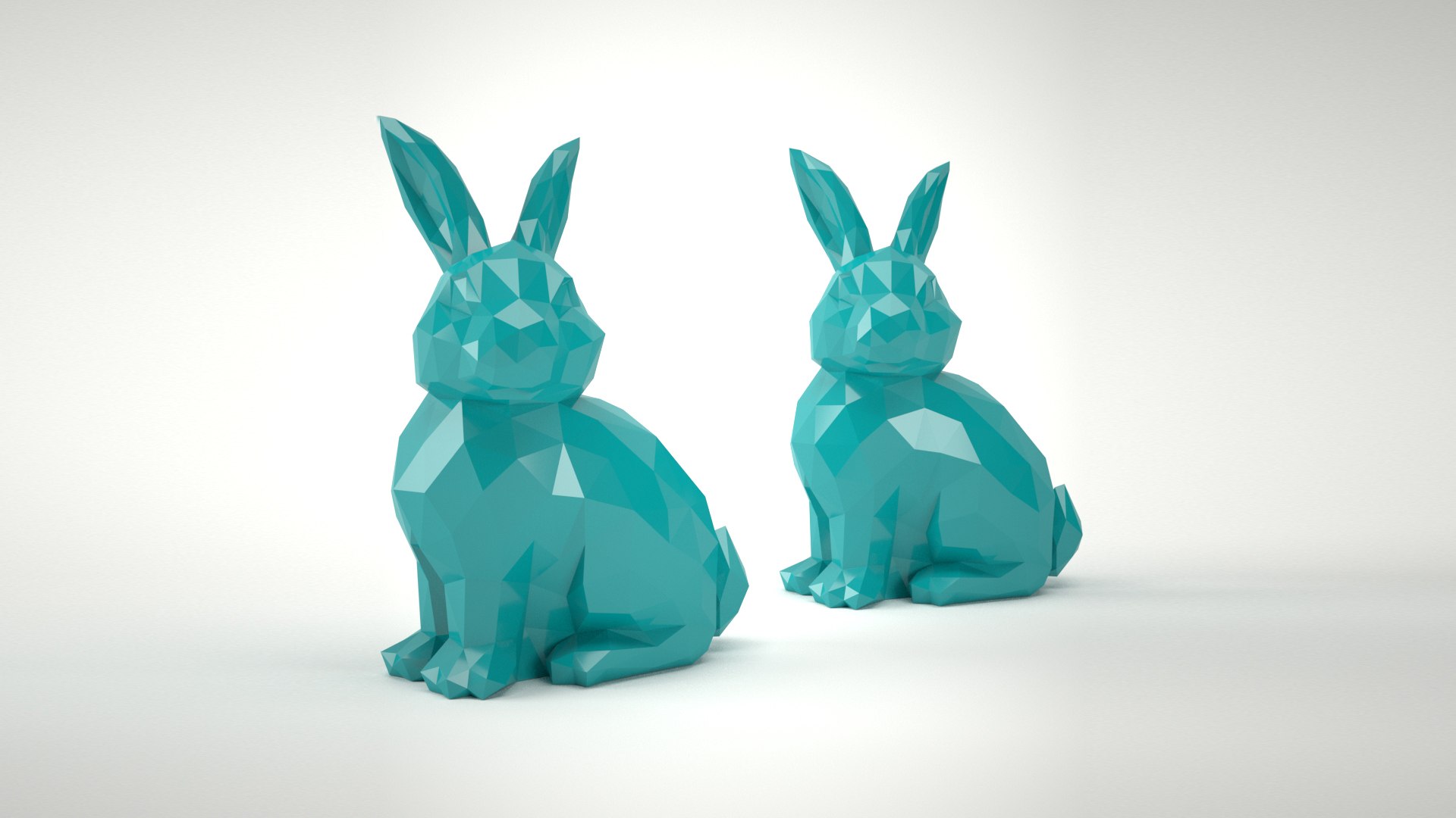 Low Poly Bunny Rabbit 3D - TurboSquid 1780749