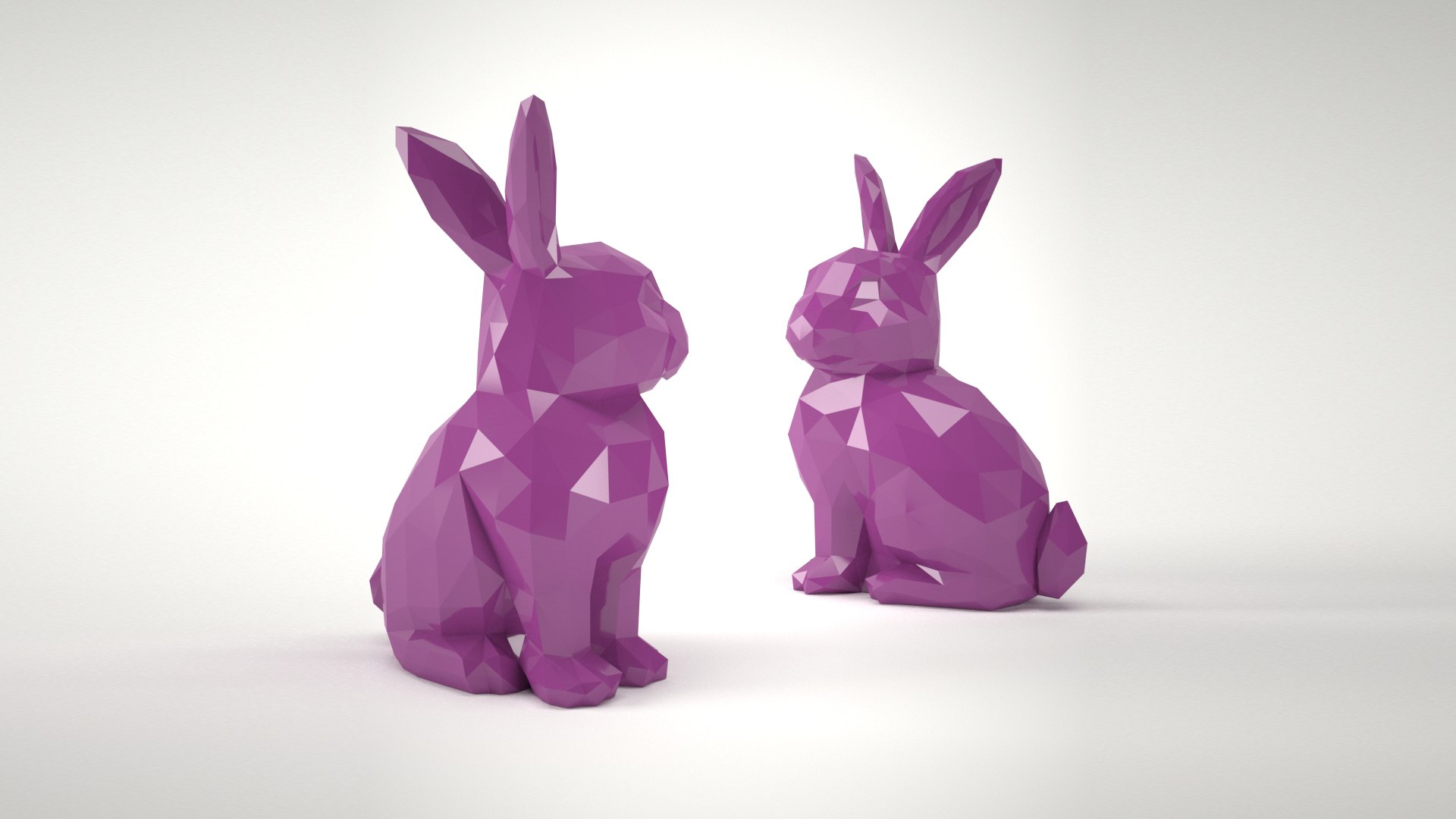 Low Poly Bunny Rabbit 3D - TurboSquid 1780749