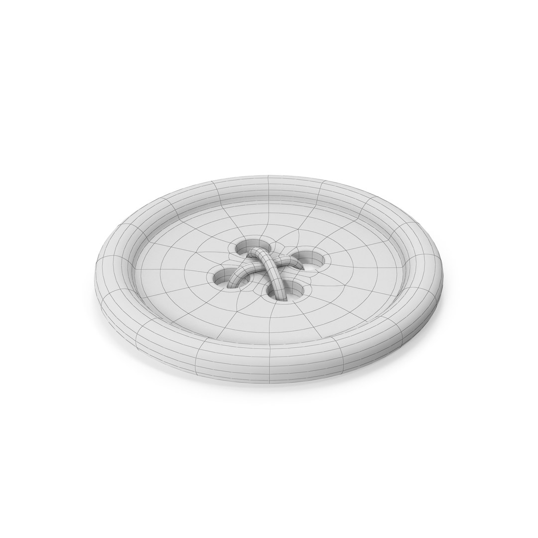 3D Cloth Button Model - TurboSquid 2228170