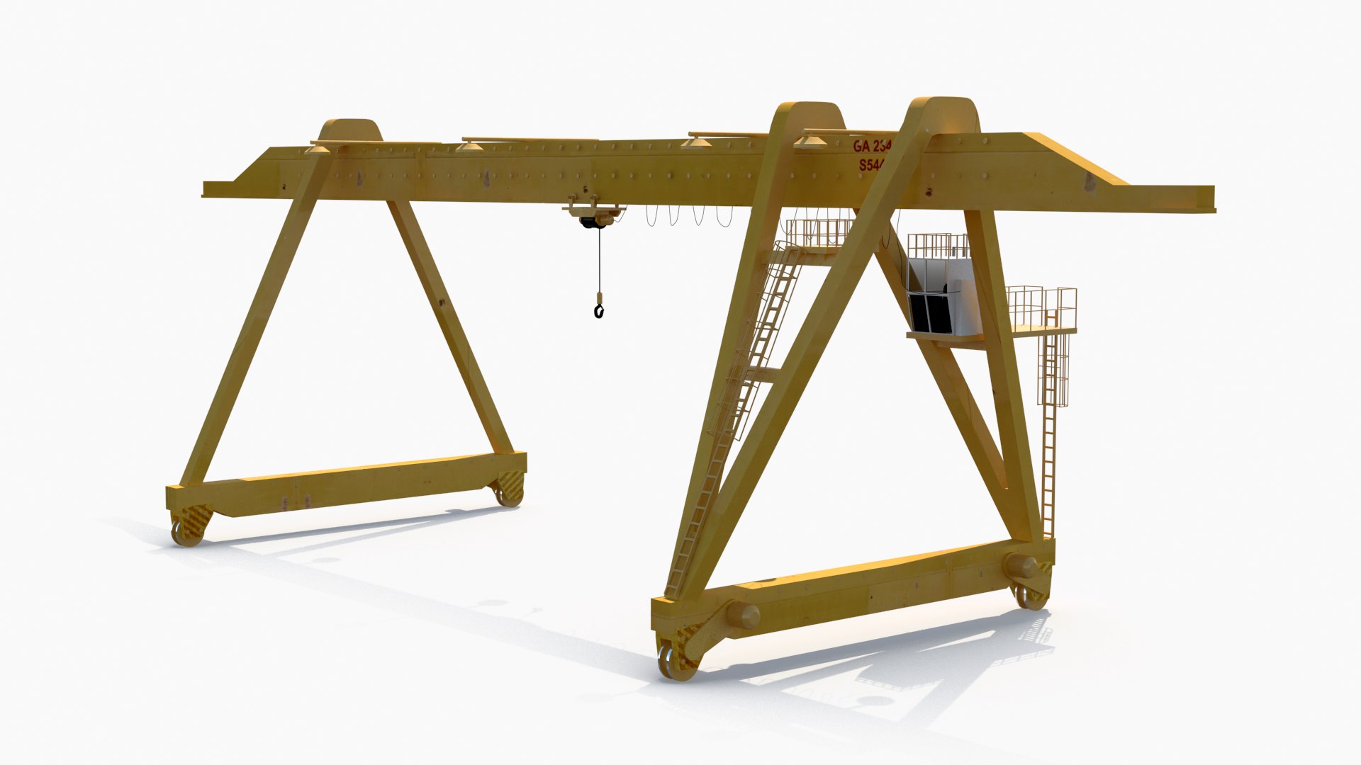 3D Model Gantry Crane - TurboSquid 1685534