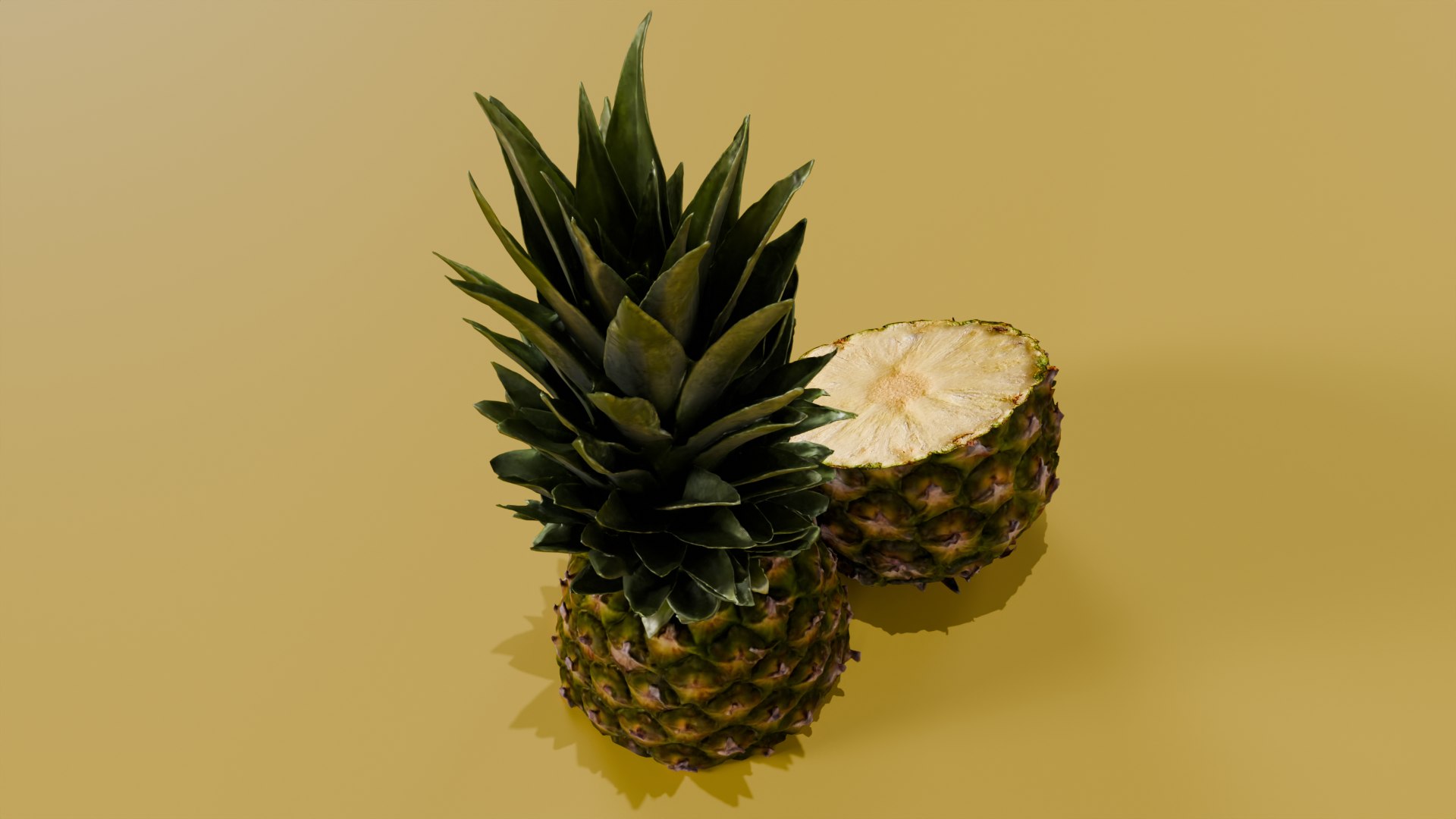 3D Model Realistic Pineapple 3d Model - TurboSquid 2223661