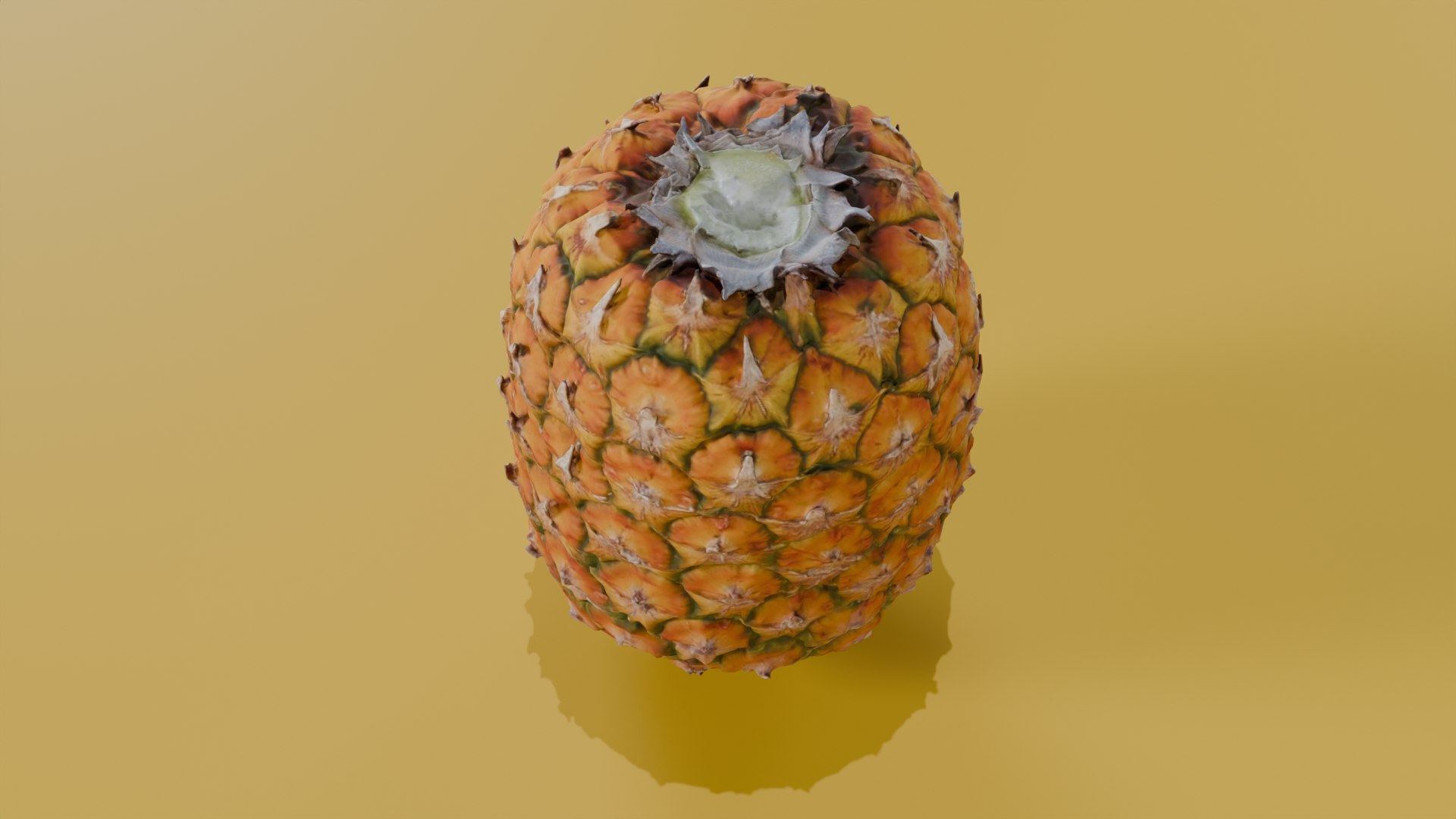 3D Model Realistic Pineapple 3d Model - TurboSquid 2223661