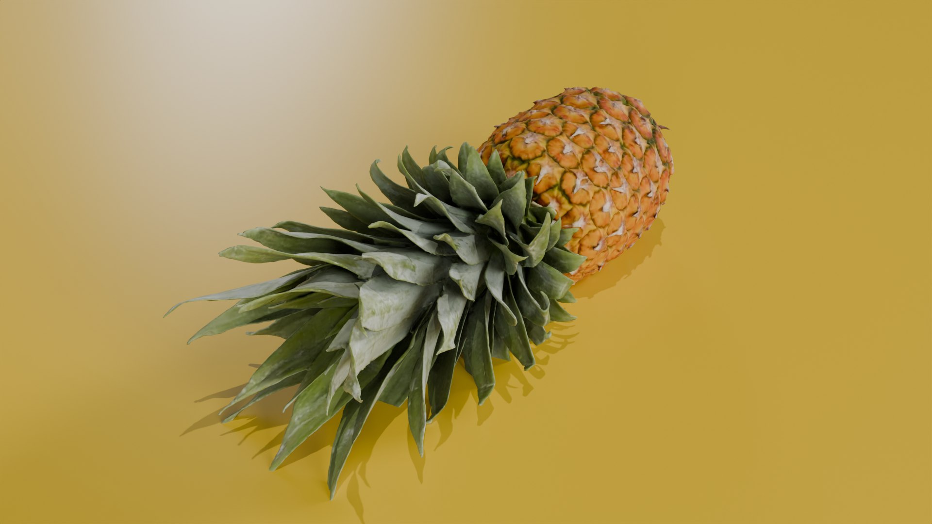 3D Model Realistic Pineapple 3d Model - TurboSquid 2223661